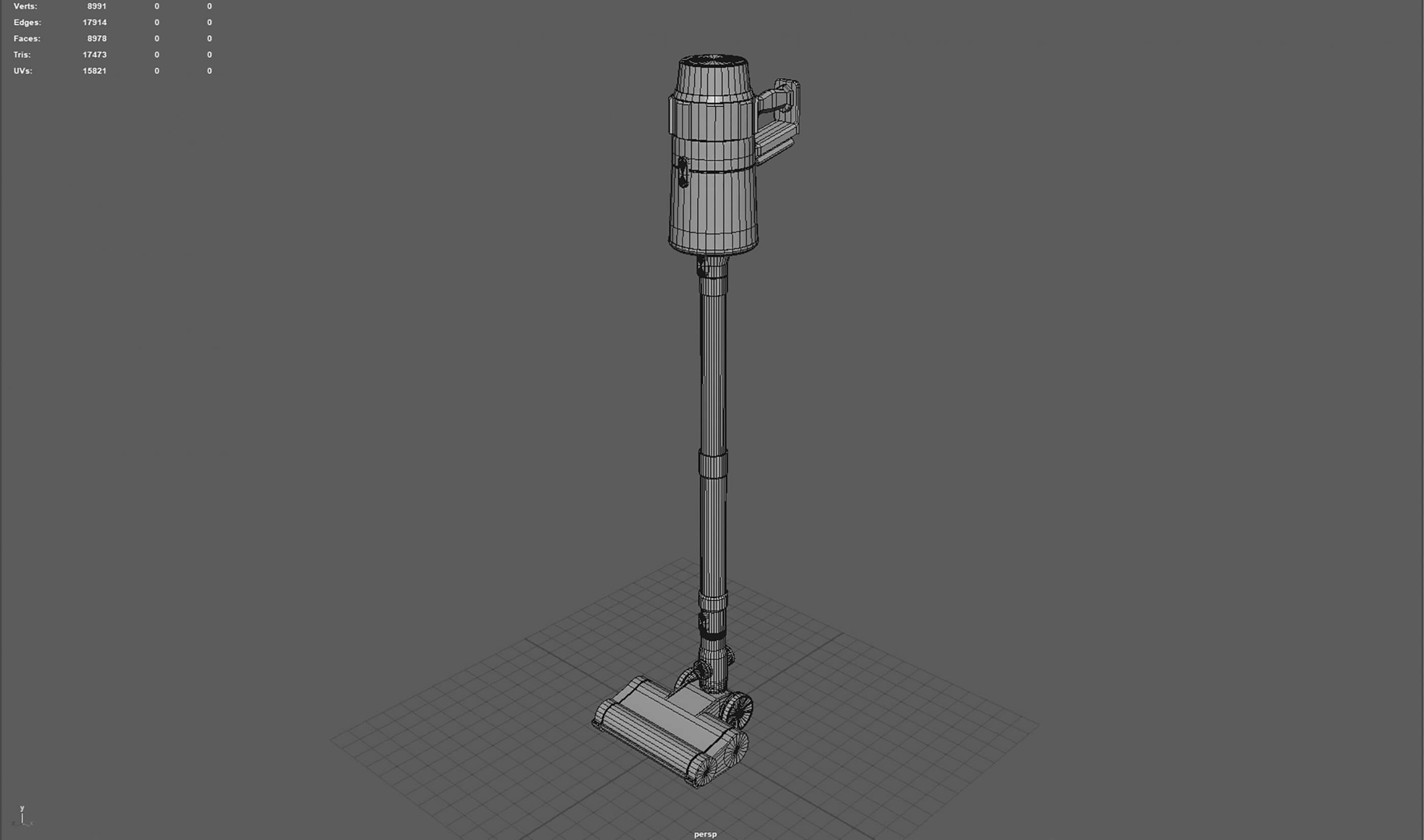 Cordless Vacuum Cleaner - 3D Model by sanchiesp