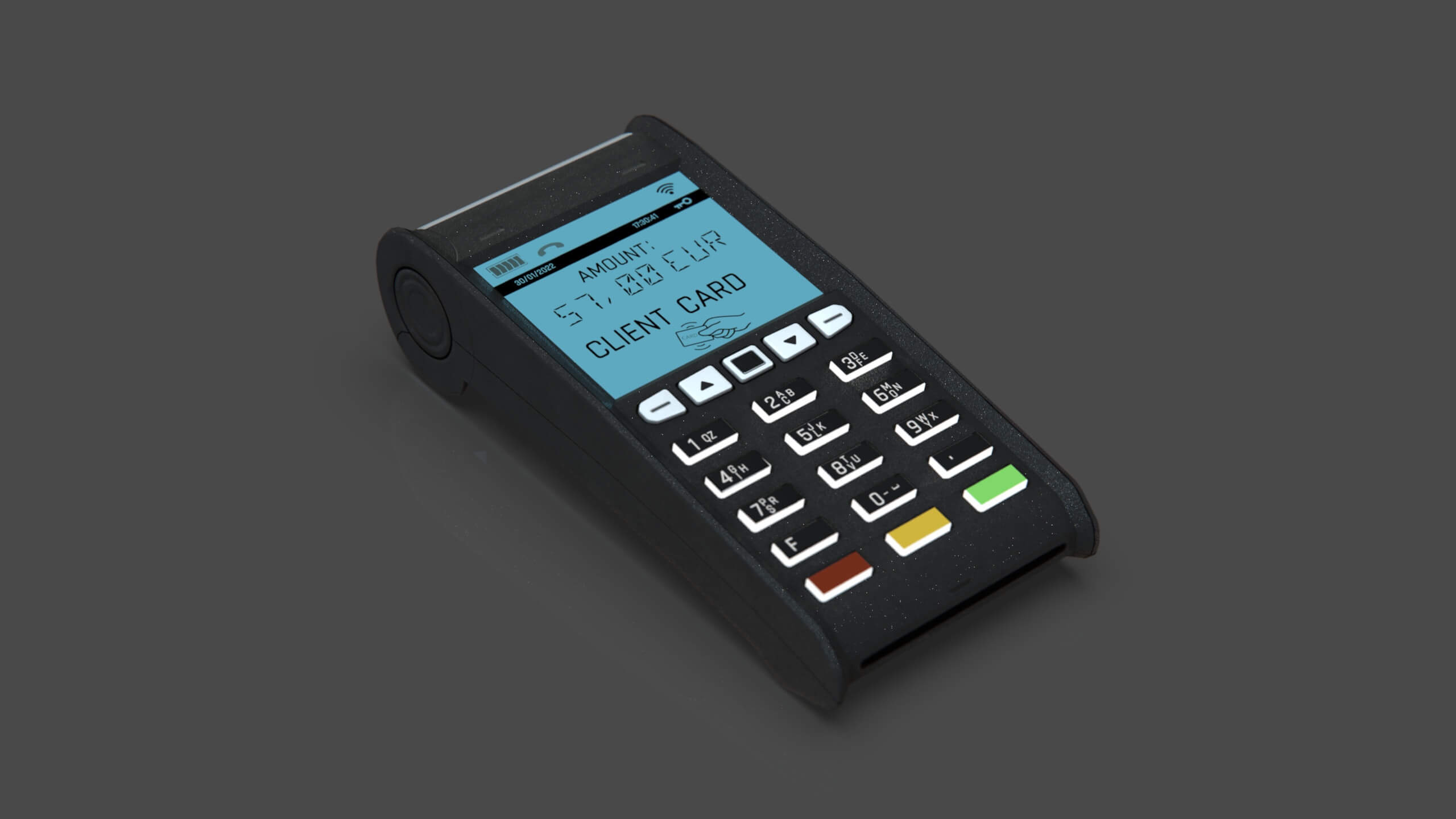 Credit Card Terminal - 3D Model by sanchiesp