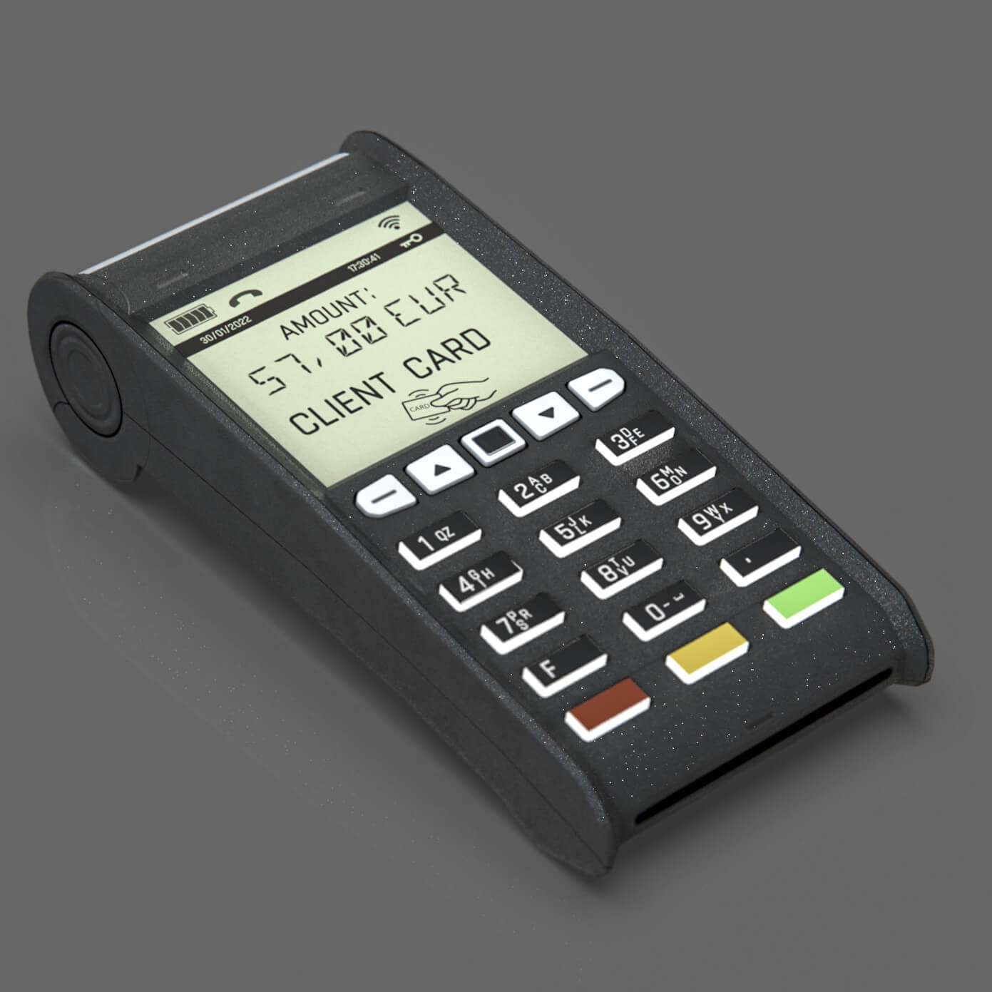 Credit Card Terminal - 3D Model by sanchiesp