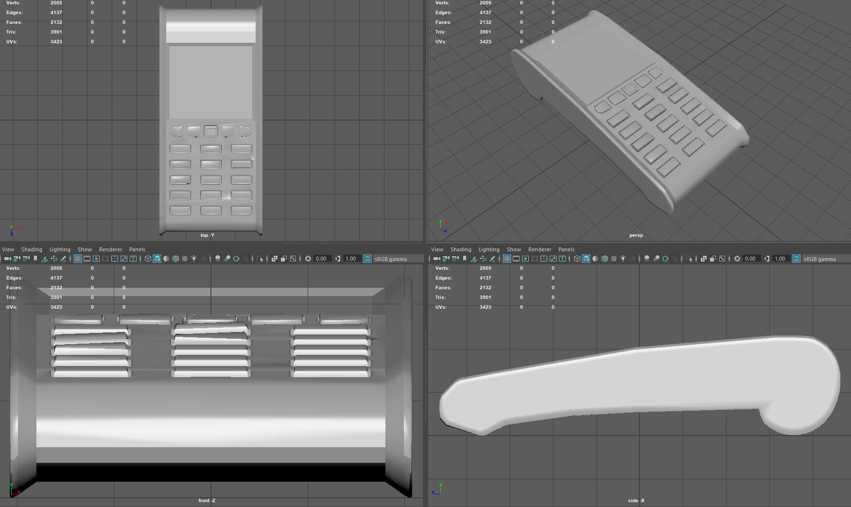 Credit Card Terminal - 3D Model by sanchiesp