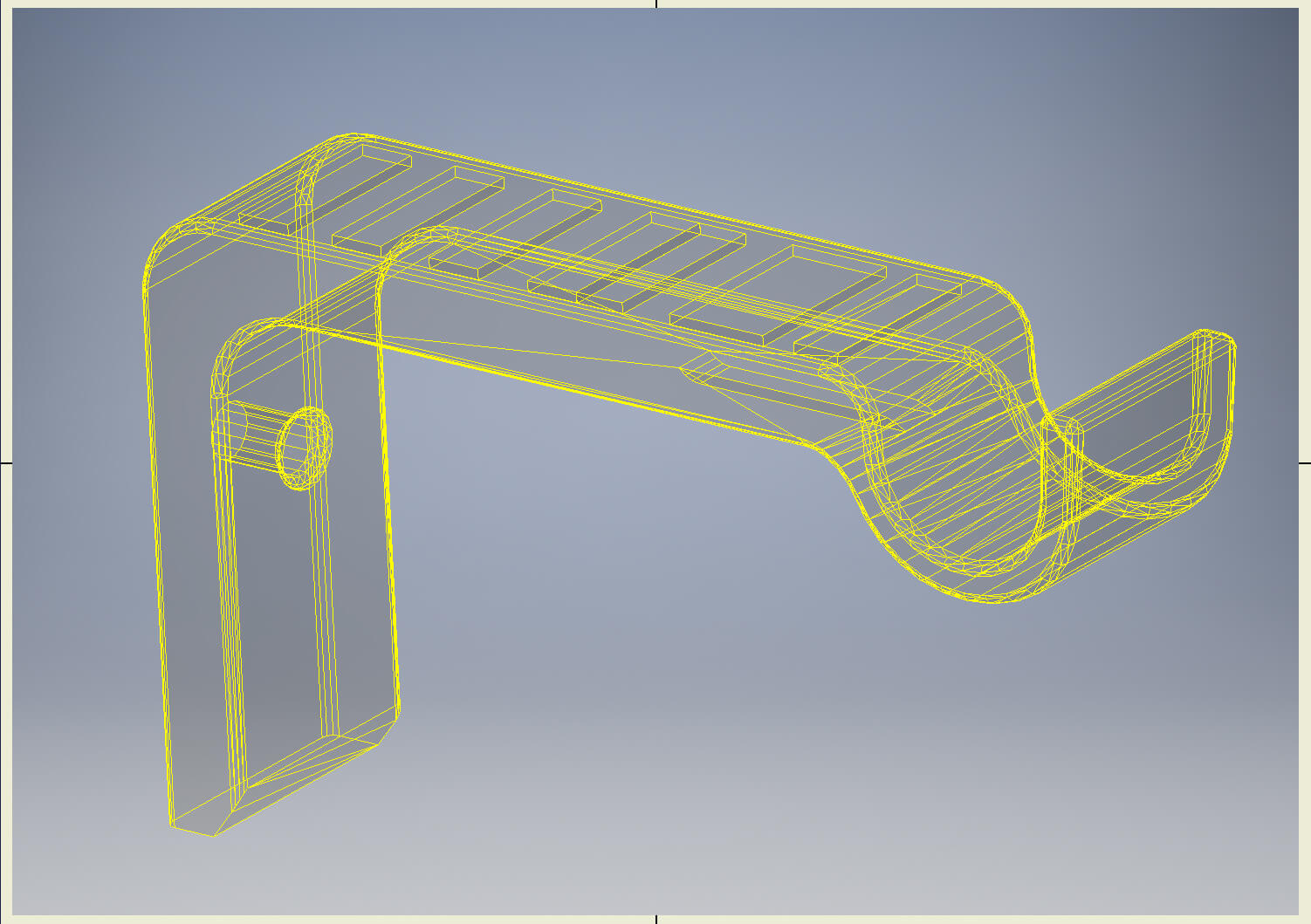Curtain Rod Holder - 3D Model by sanchiesp