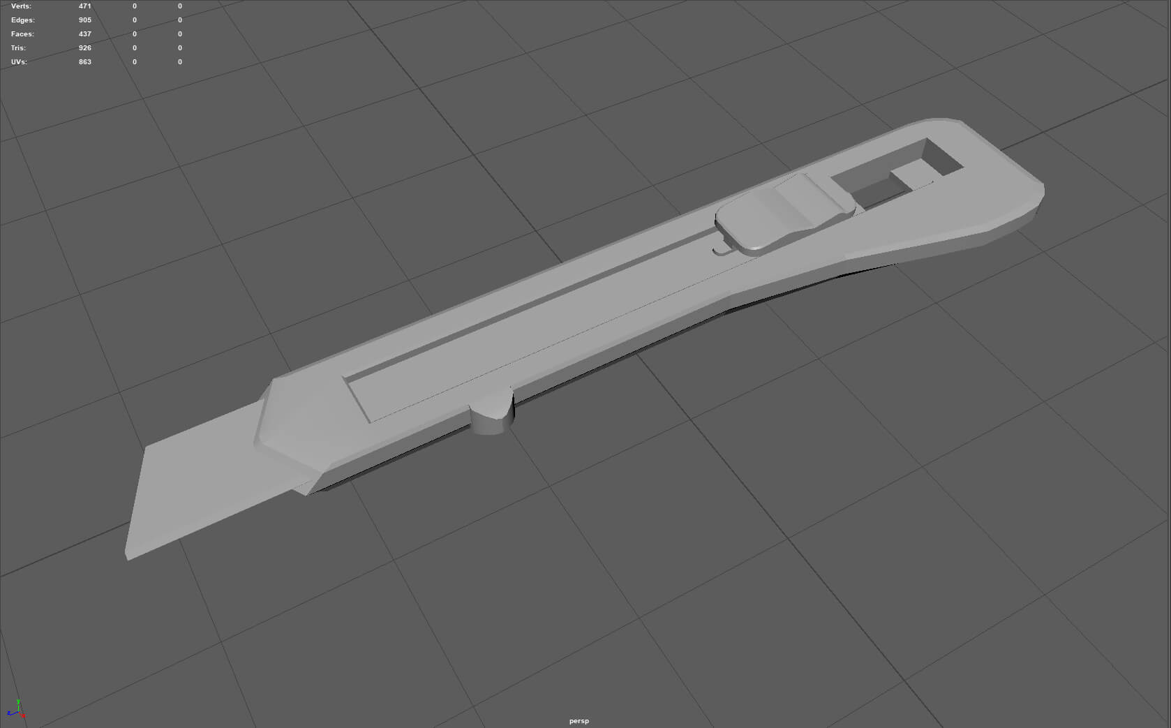 Cutter Office - 3D Model by sanchiesp