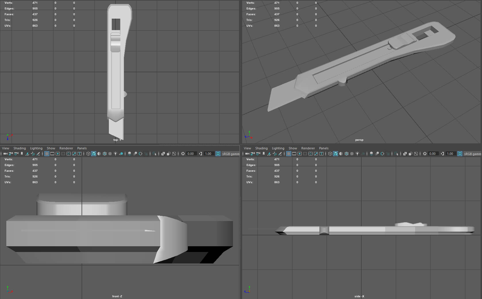 Cutter Office - 3D Model by sanchiesp