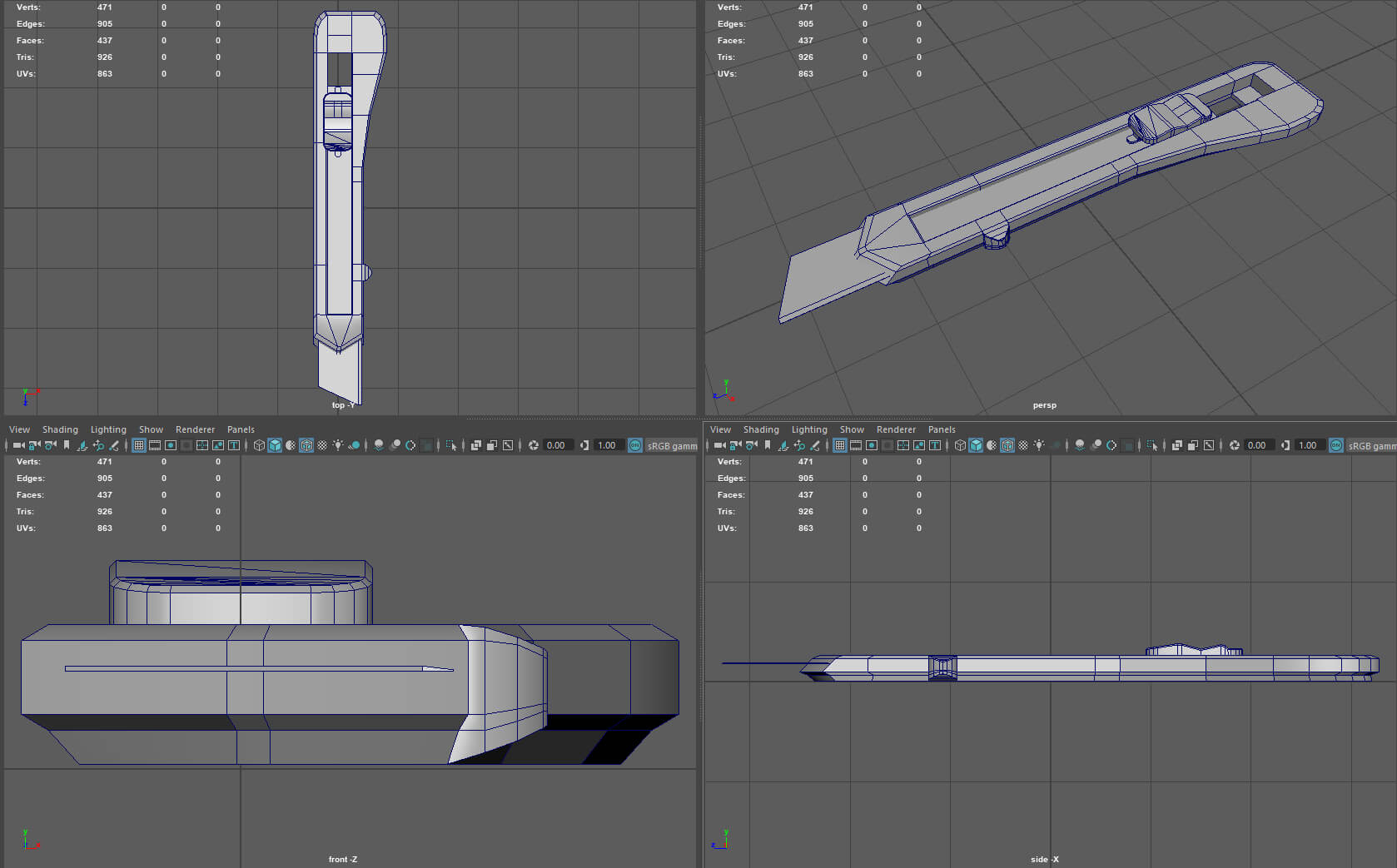Cutter Office - 3D Model by sanchiesp