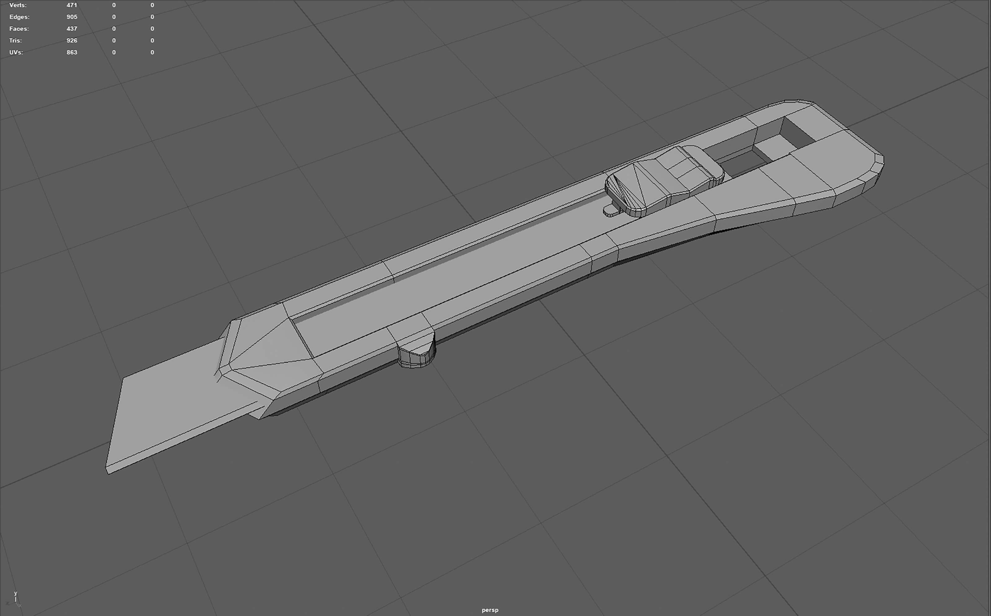 Cutter Office - 3D Model by sanchiesp