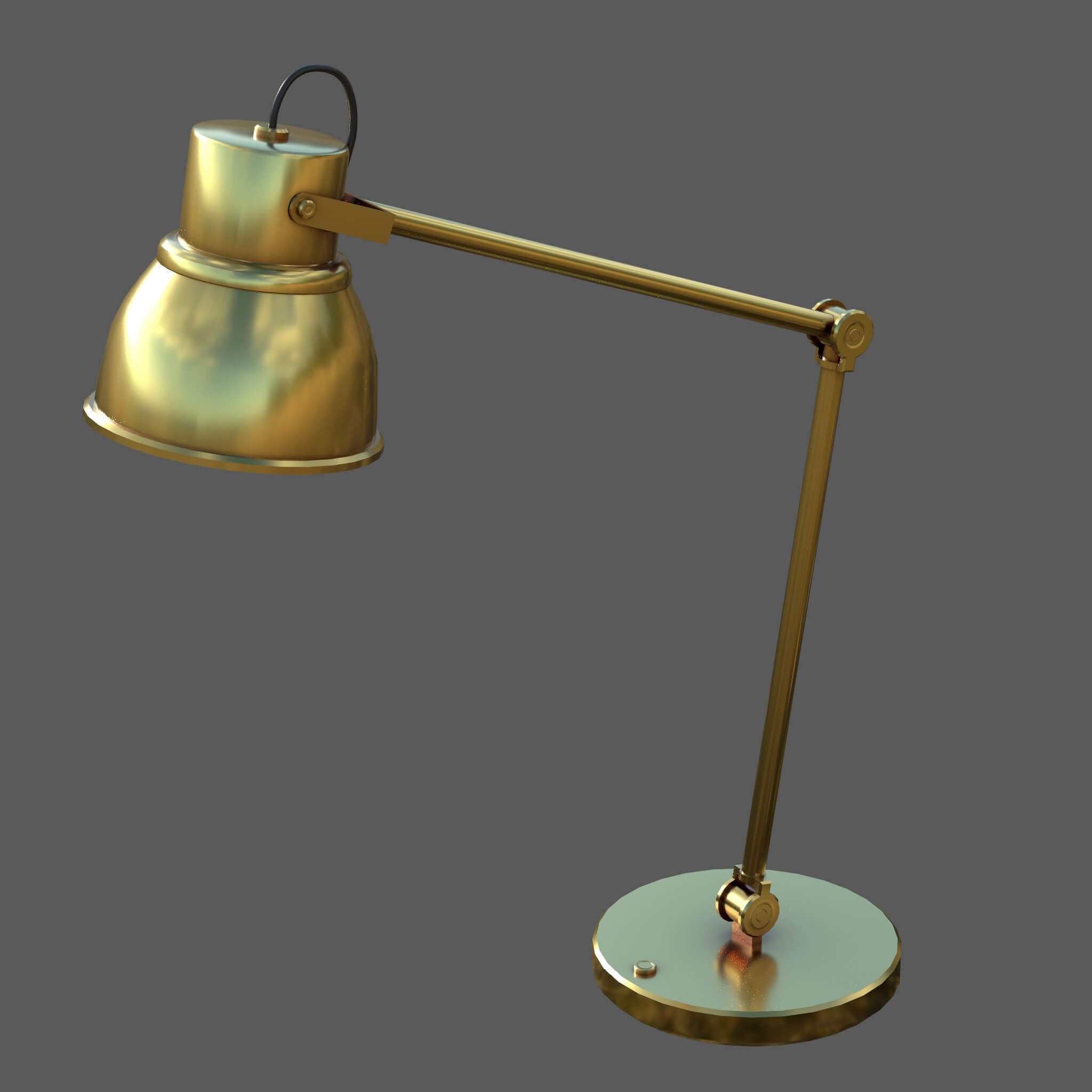 Classic Desk Lamp - 3D Model by sanchiesp