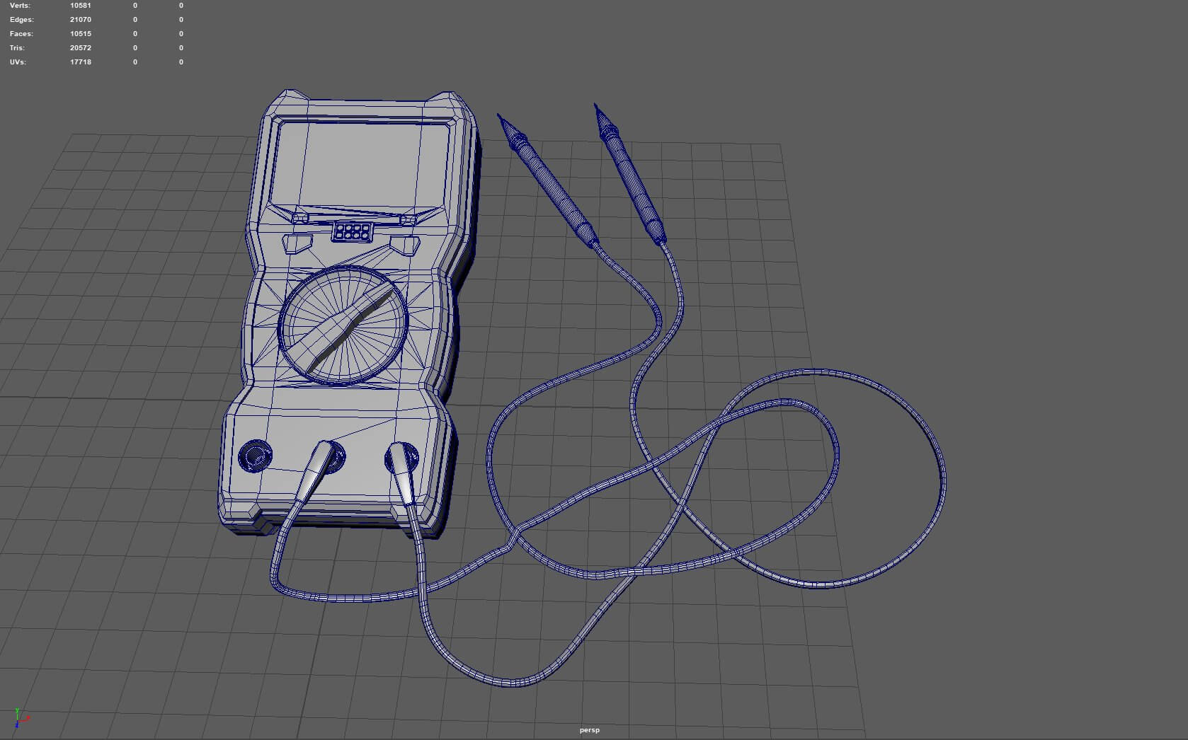 Digital Multimeter - 3D Model by sanchiesp
