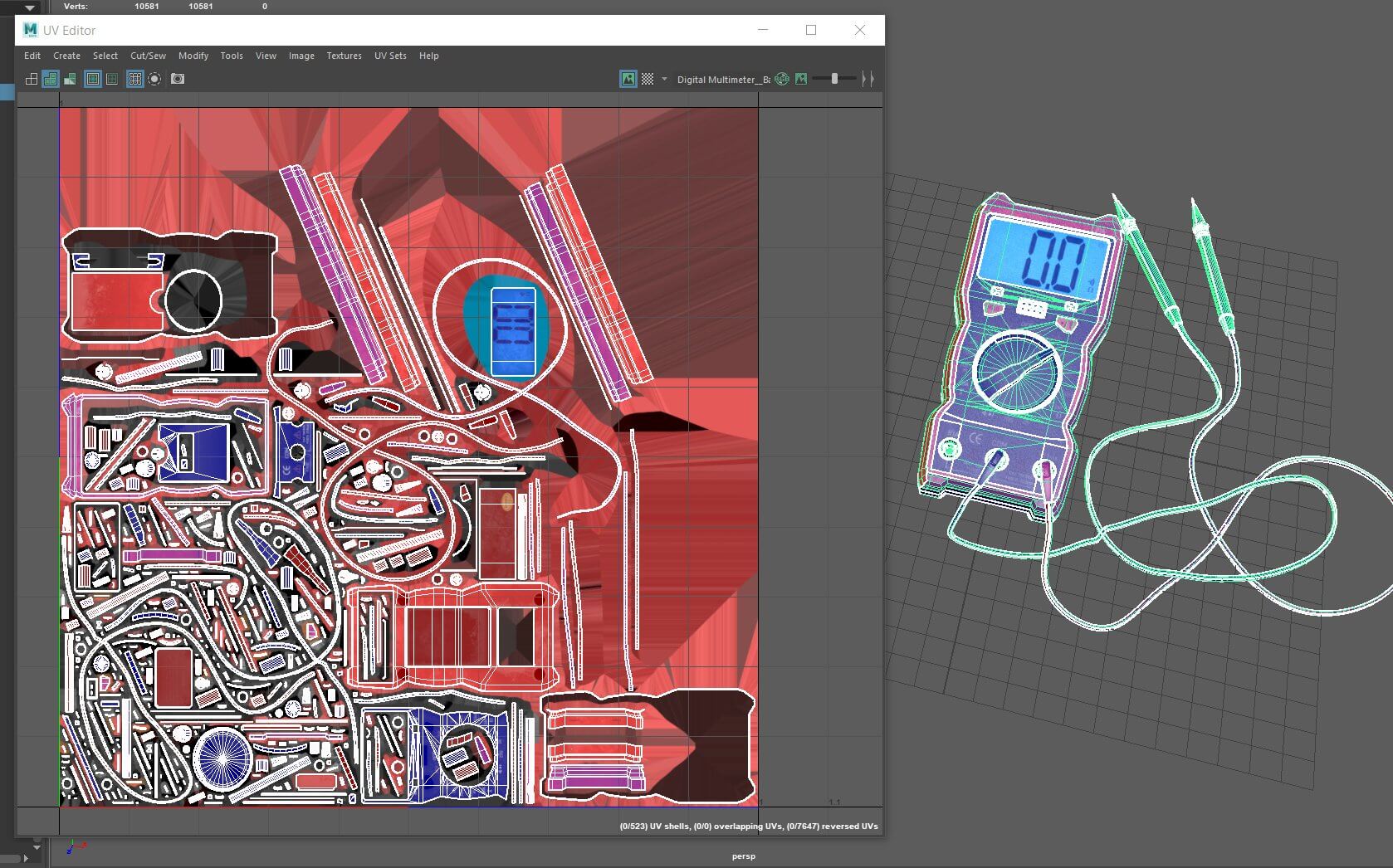 Digital Multimeter - 3D Model by sanchiesp