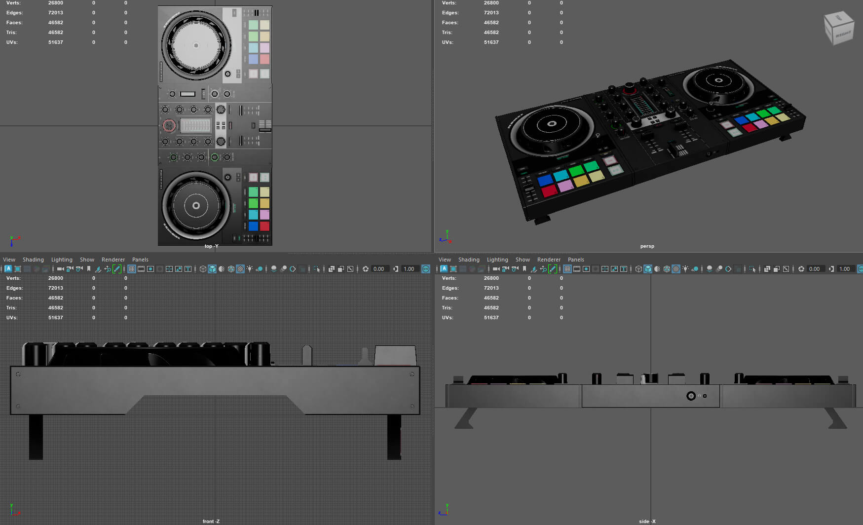 DJ Controller - 3D Model by sanchiesp