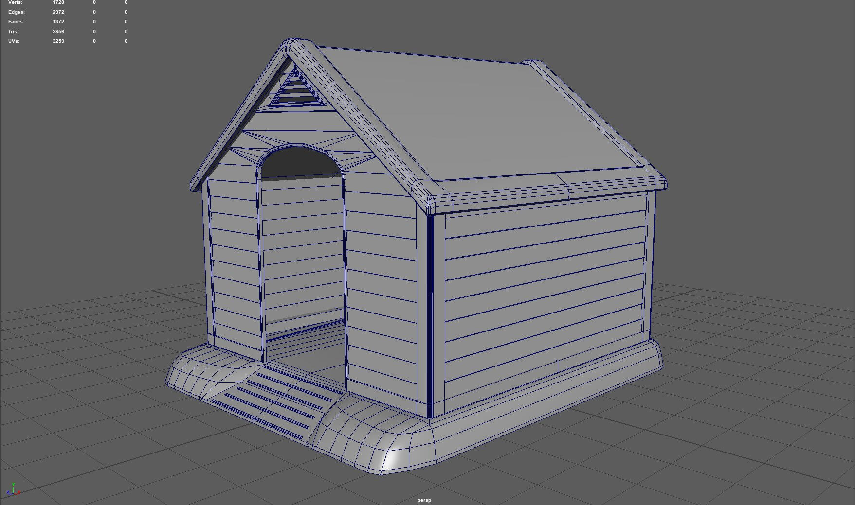 Dog House - 3D Model by sanchiesp