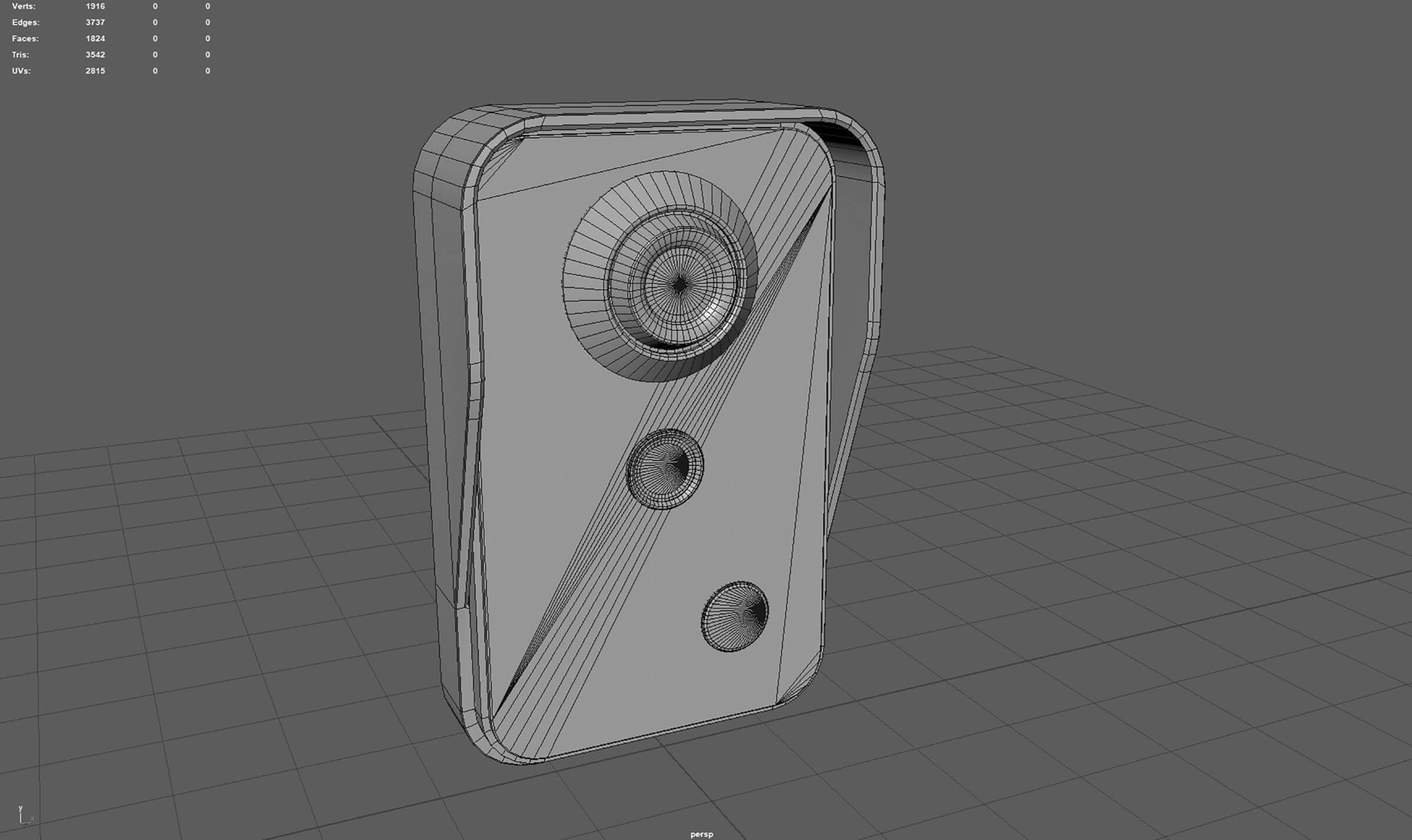 Door Intercom - 3D Model by sanchiesp