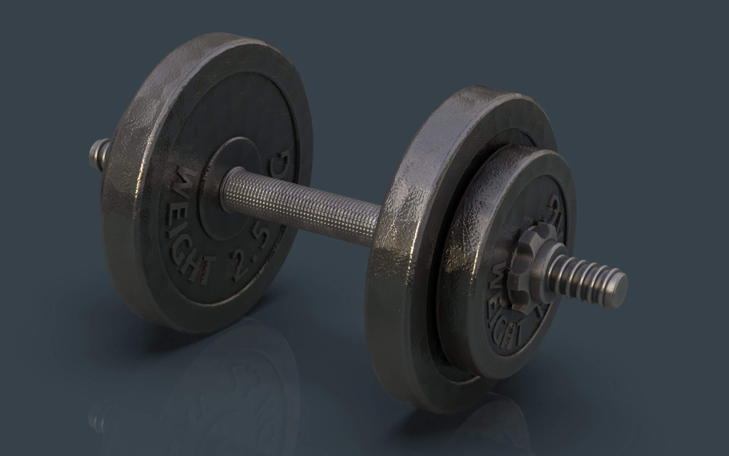 Dumbbell - 3D Model by sanchiesp