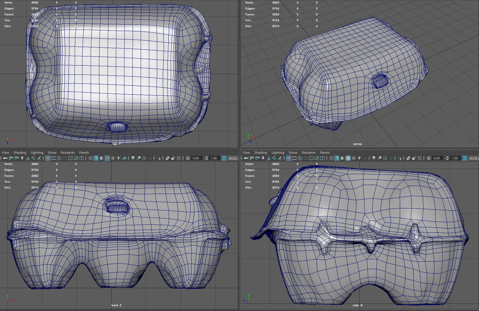 Half Dozen Egg Box - 3D Model by sanchiesp
