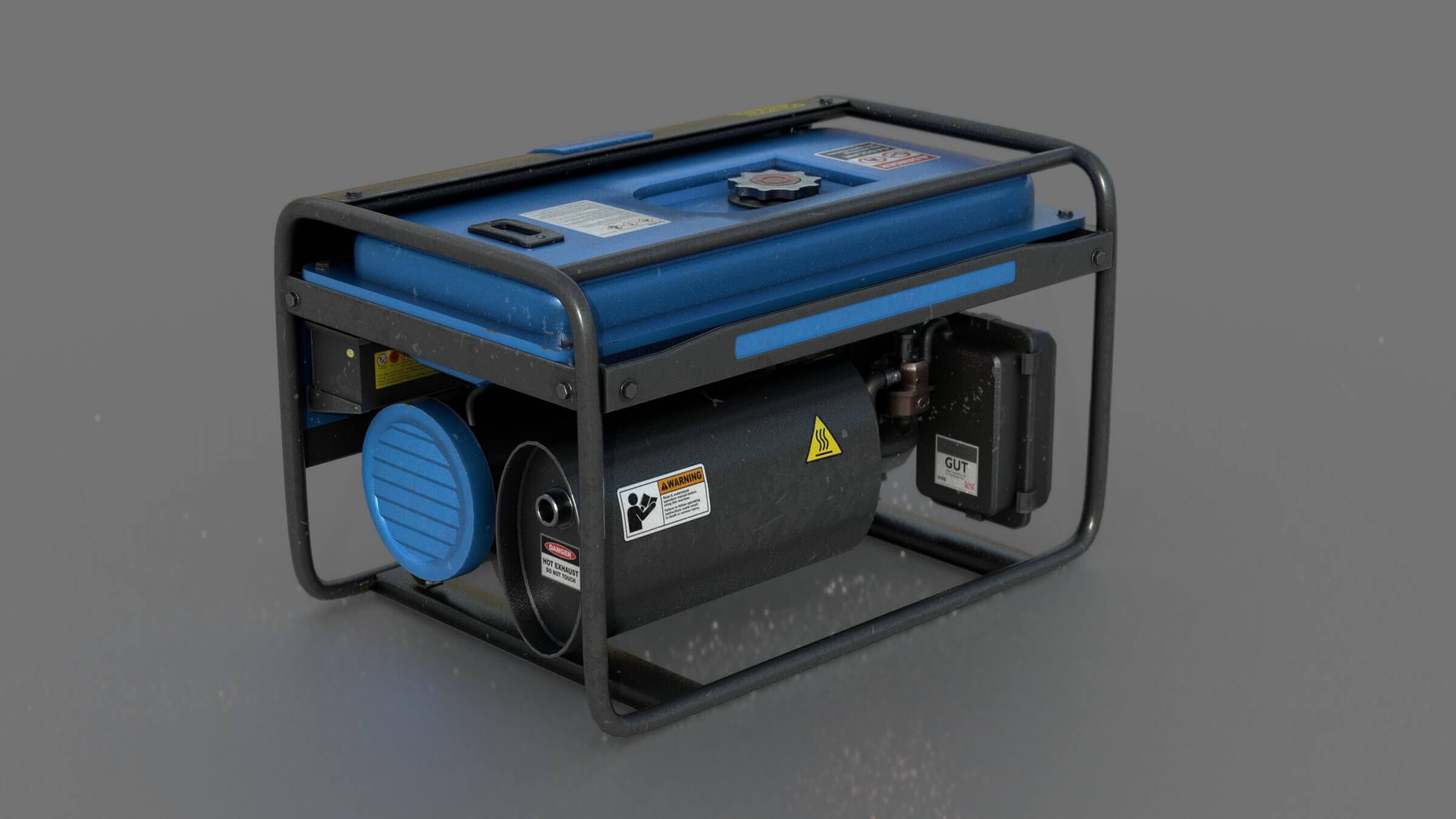 Electric Generator - 3D Model by sanchiesp