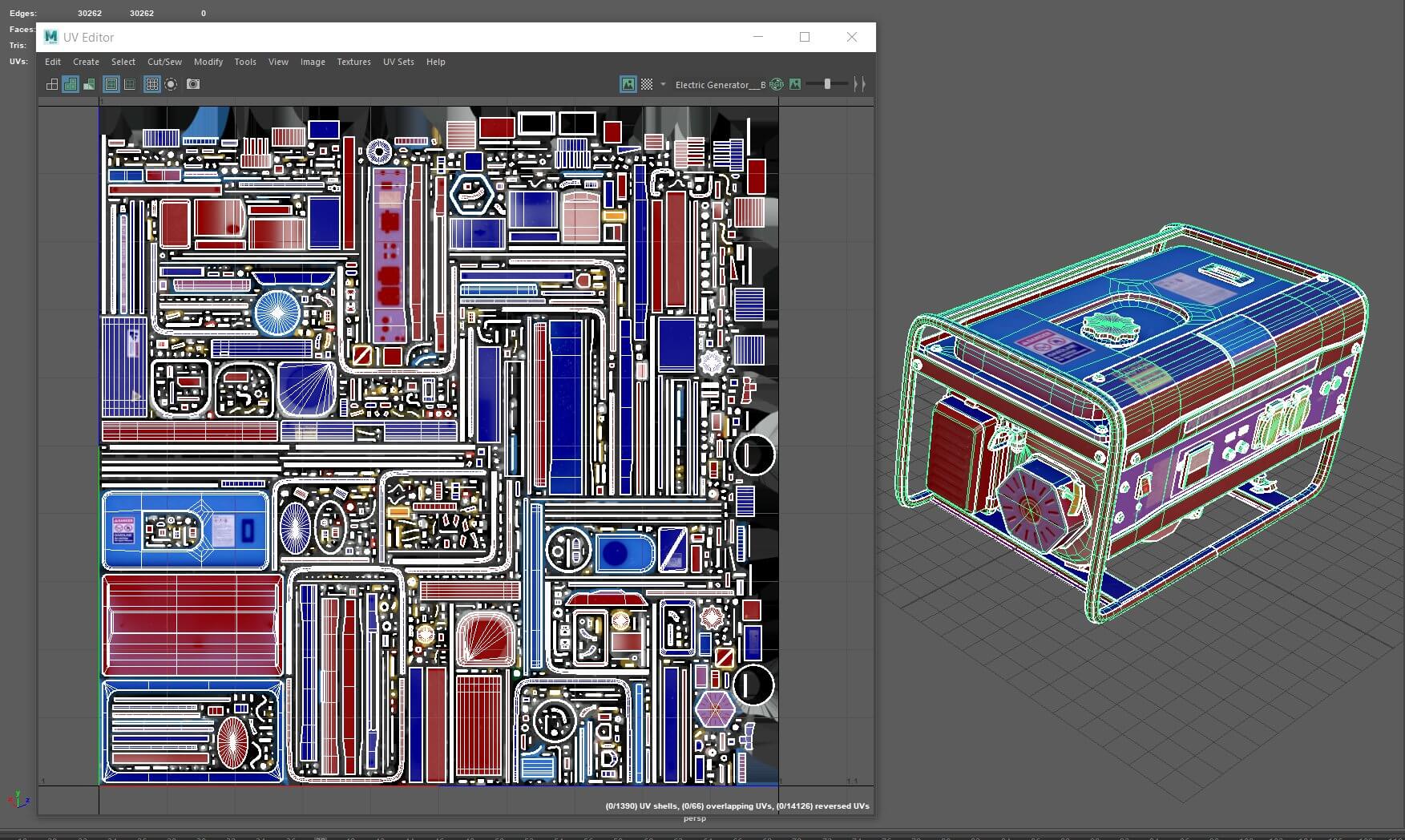Electric Generator - 3D Model by sanchiesp