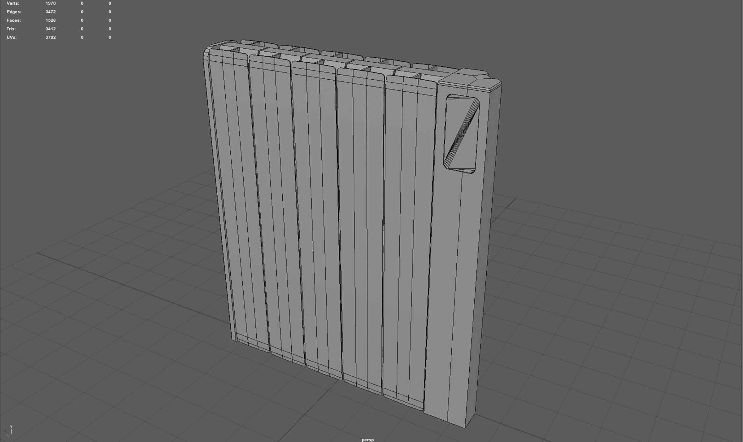 Electric Heater - 3D Model by sanchiesp