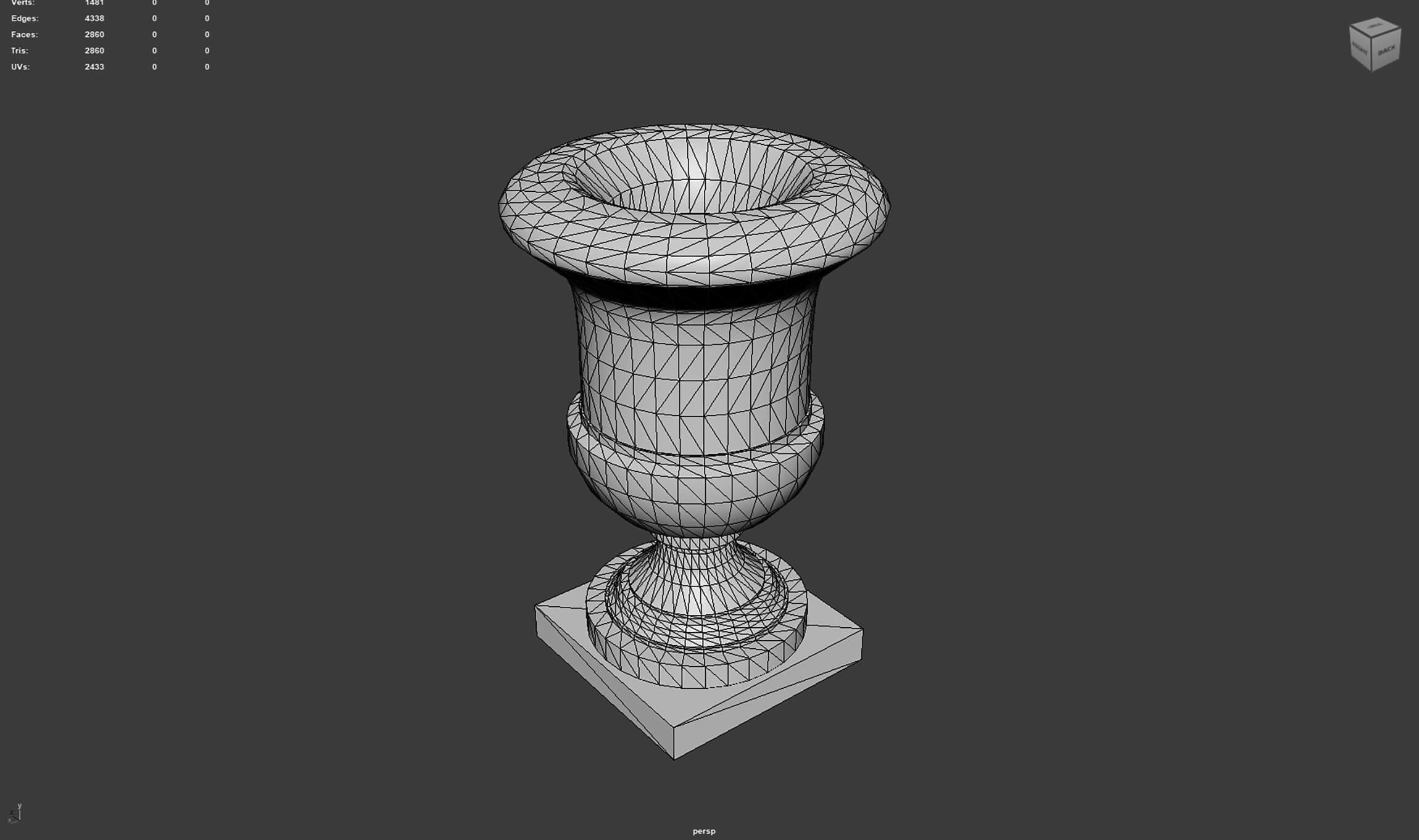 Elegant Classical Urn - 3D Model by sanchiesp