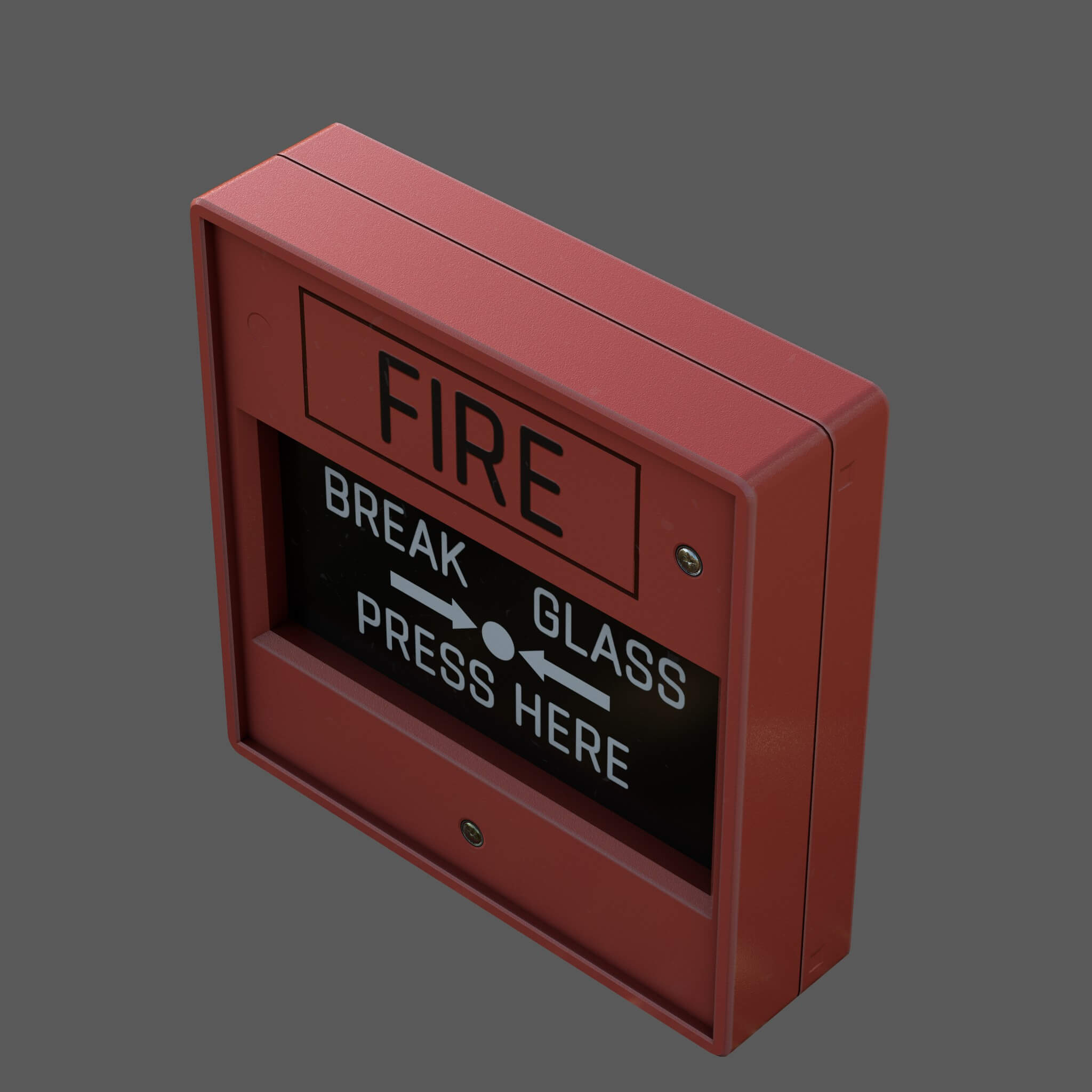 Fire Alarm Activation Device - 3D Model by sanchiesp