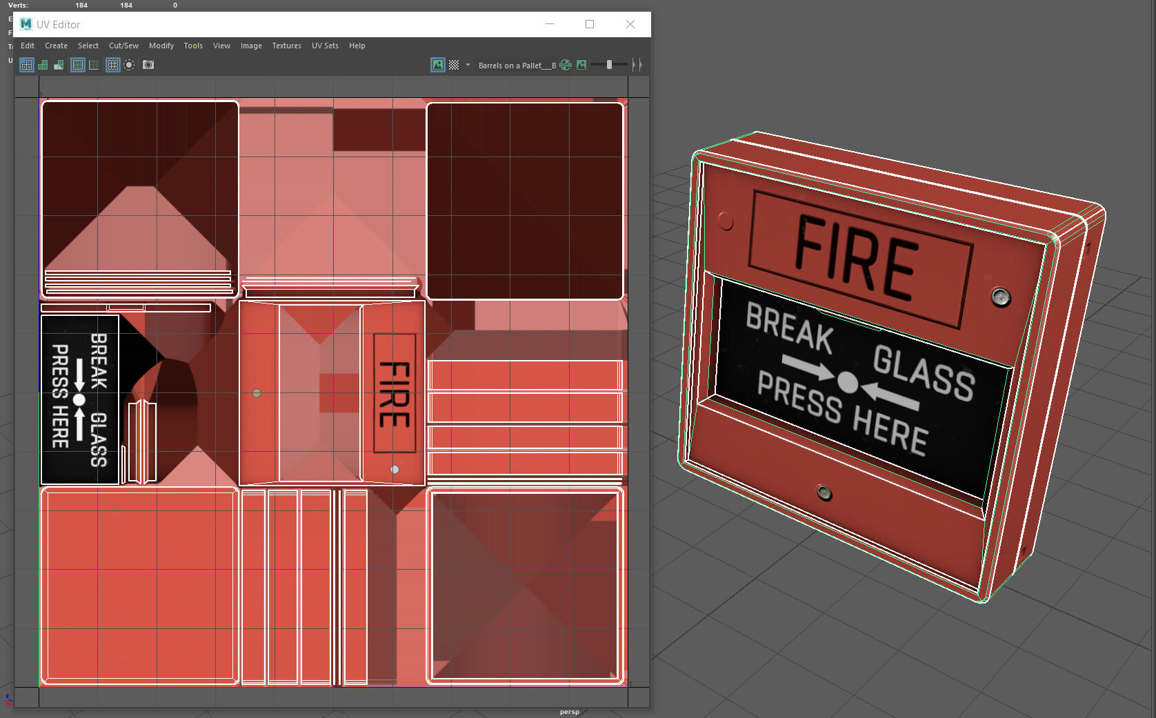 Fire Alarm Activation Device - 3D Model by sanchiesp