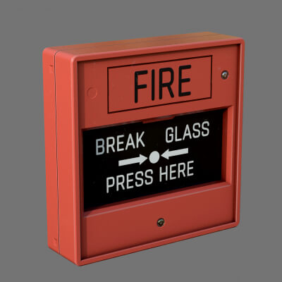 Fire Alarm Activation Device - 3D Model by sanchiesp