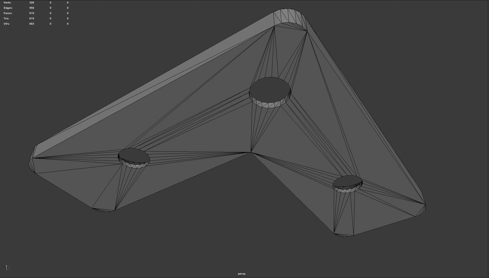 Flat L-Shaped Square 3D Model by sanchiesp
