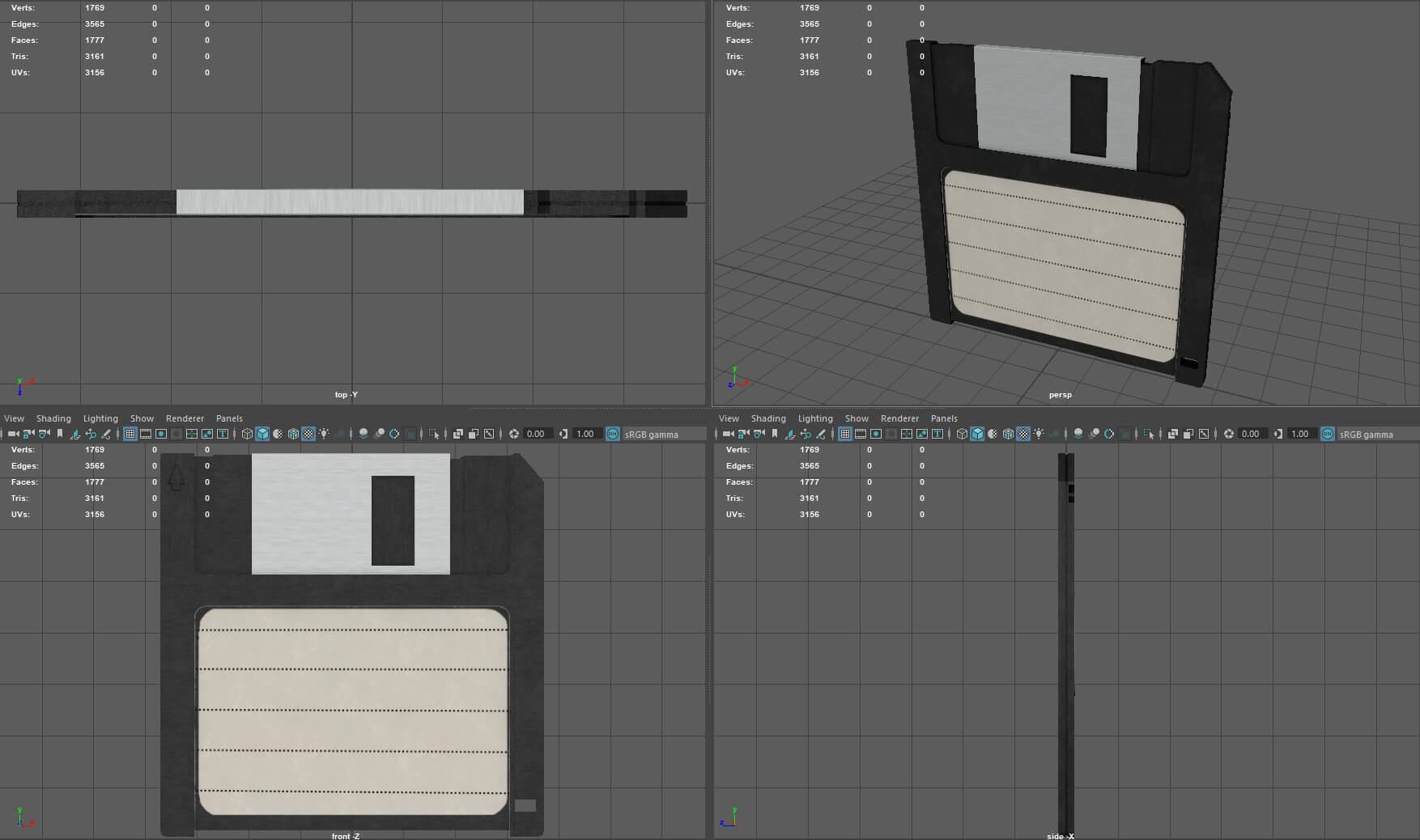 Floppy Disk - 3D Model by sanchiesp