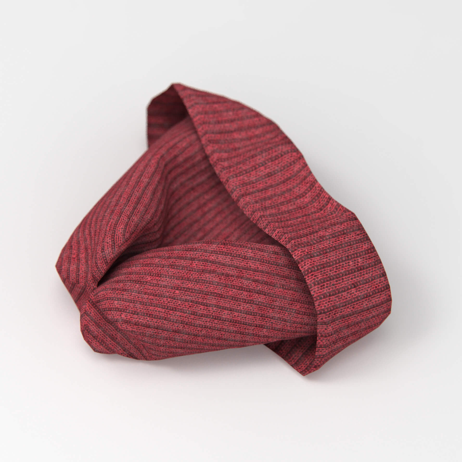 Folded Winter Hat - 3D Model by sanchiesp