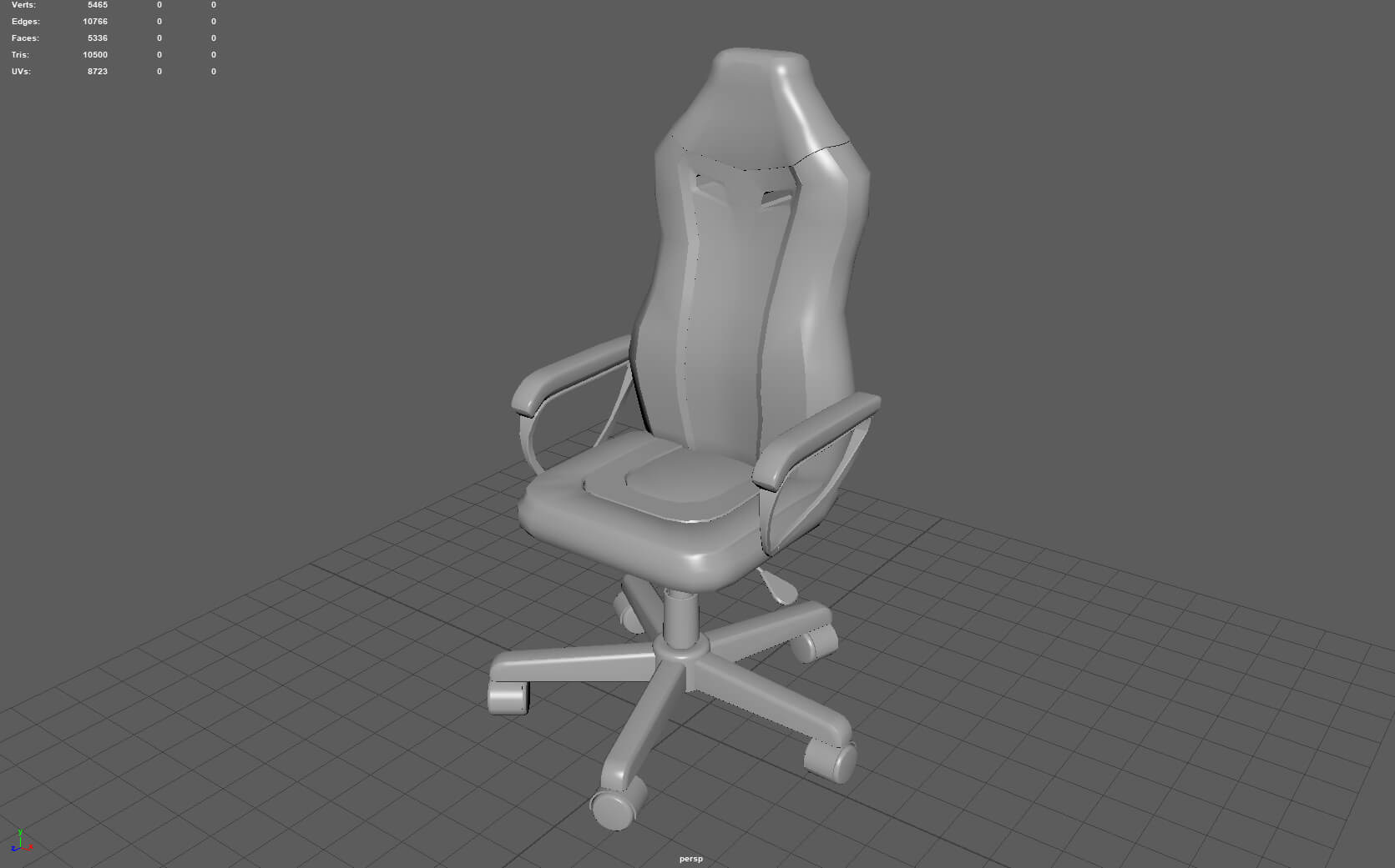 Gaming Chair - 3D Model by sanchiesp