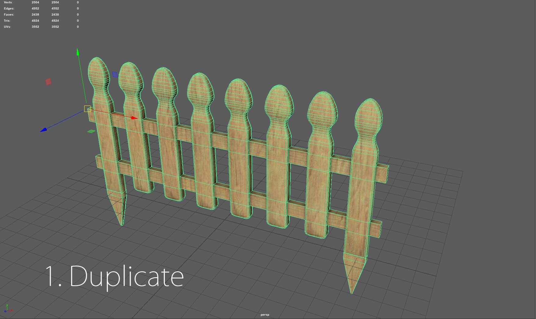 Garden Fence - 3D Model by sanchiesp