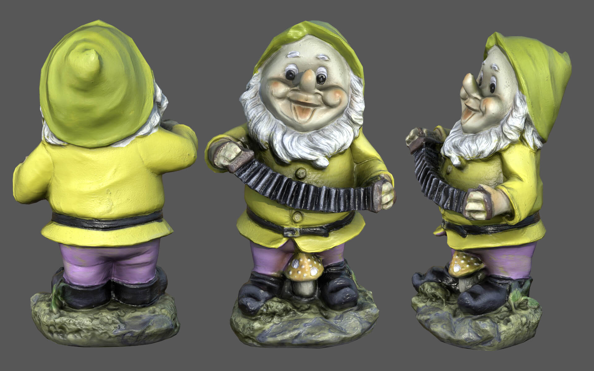 Garden Gnome 10 - 3D Model by sanchiesp