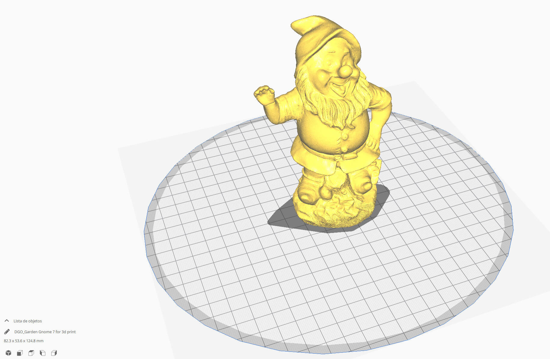 Garden Gnome 7 for 3D Print by sanchiesp
