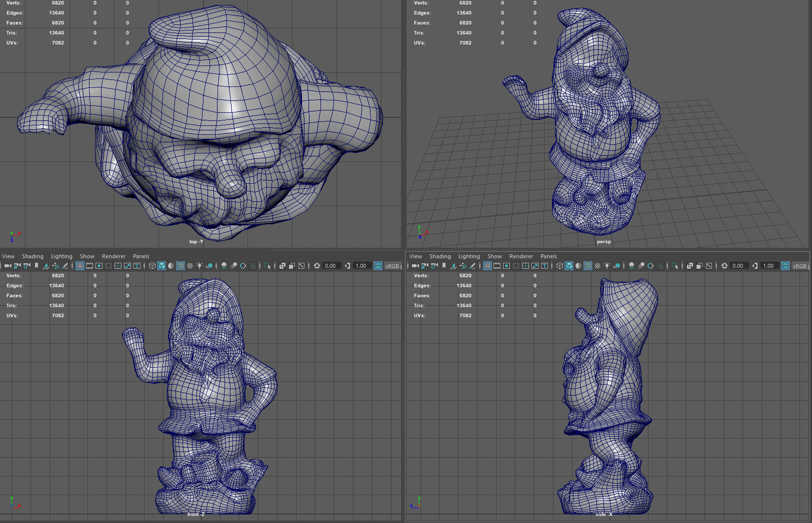 Garden Gnome 7 - 3D Model by sanchiesp