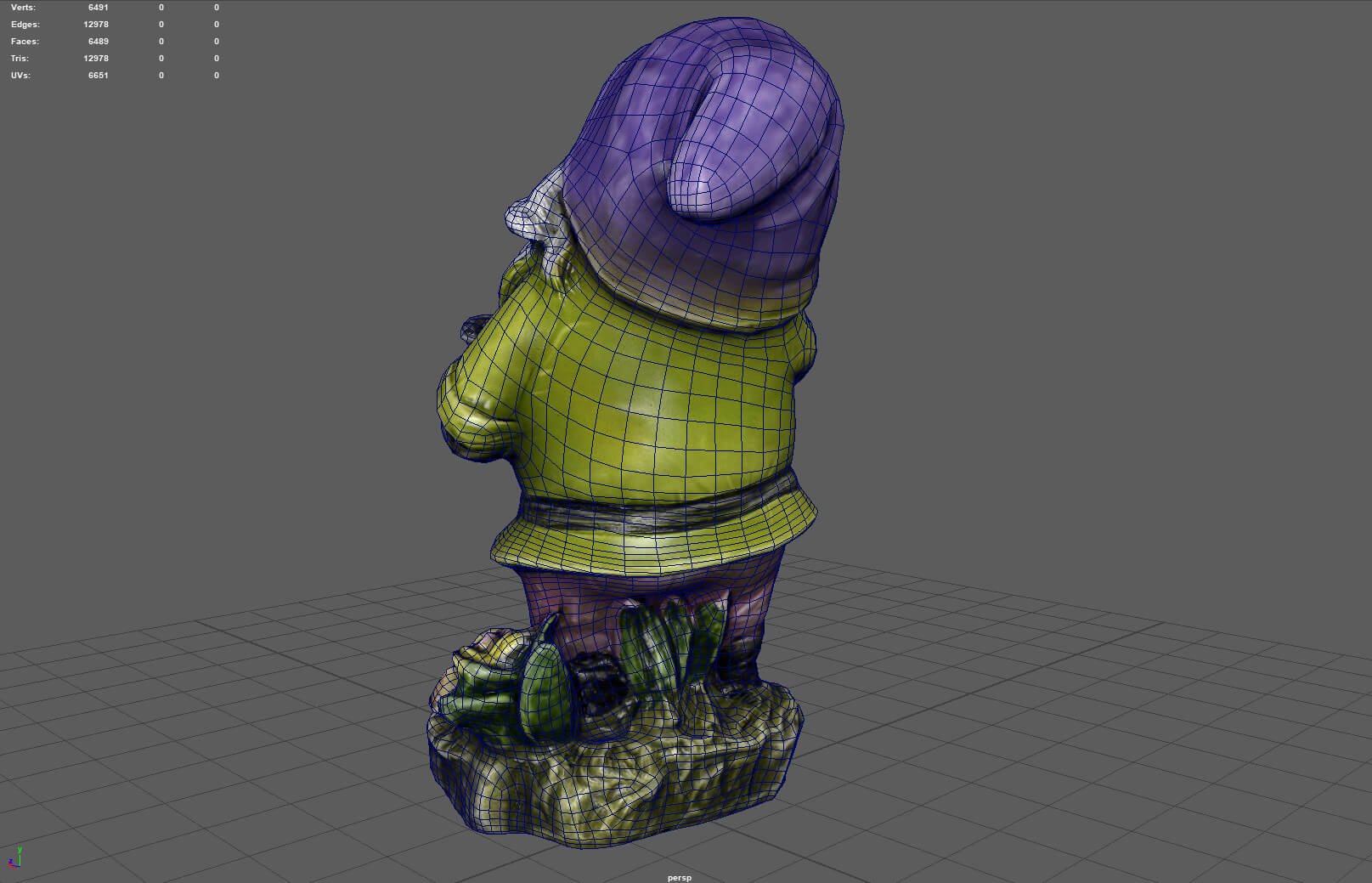 Garden Gnome 8 - 3D Model by sanchiesp