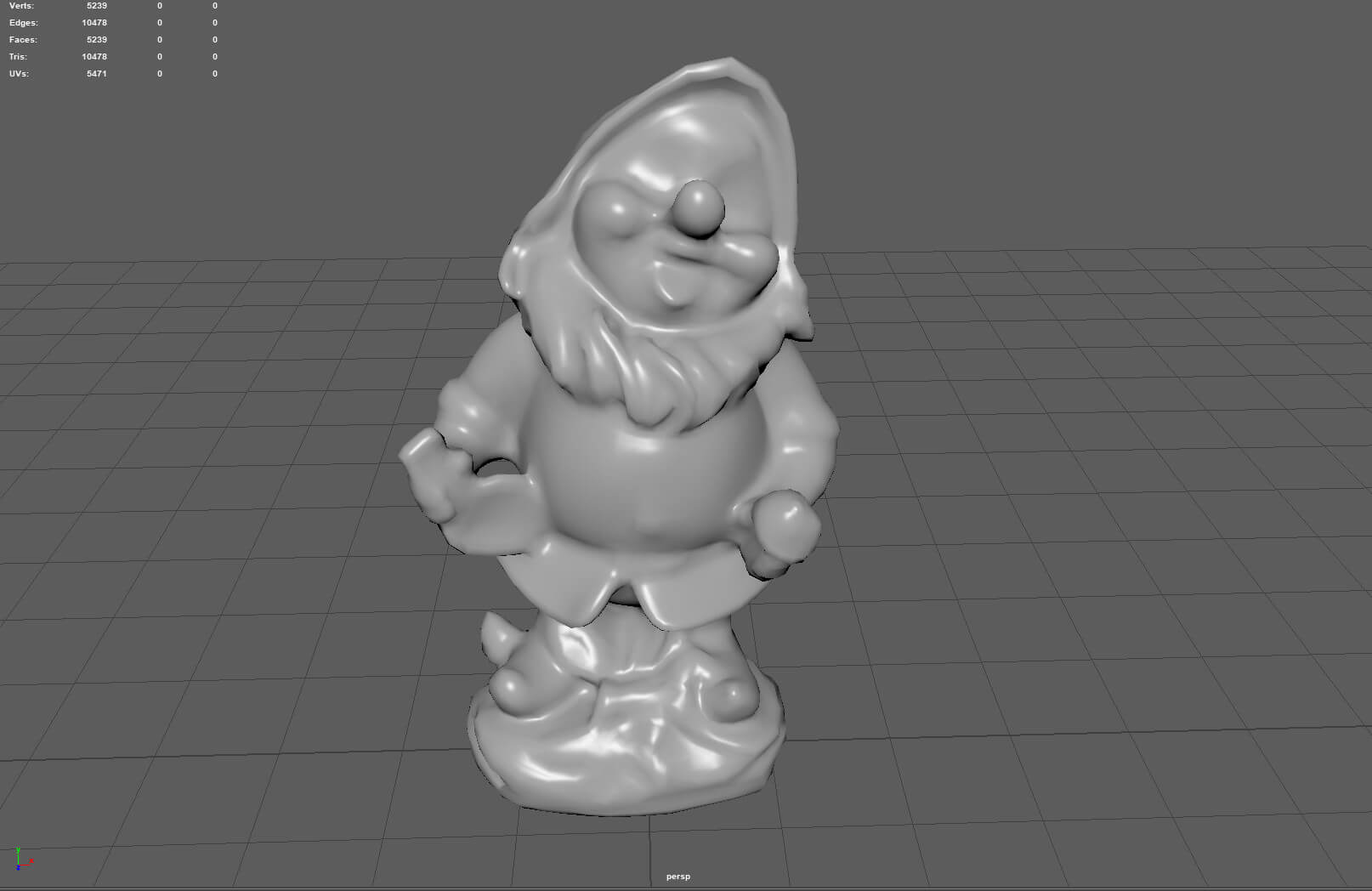Garden Gnome 9 - 3D Model by sanchiesp