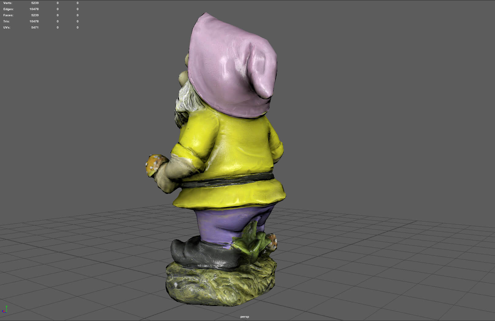 Garden Gnome 9 - 3D Model by sanchiesp