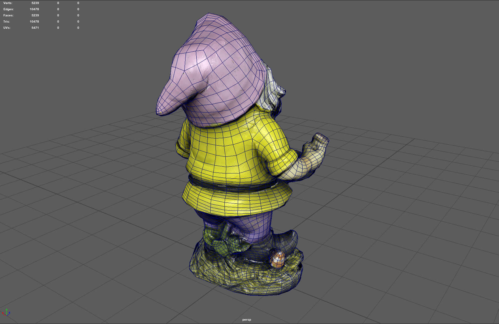 Garden Gnome 9 - 3D Model by sanchiesp