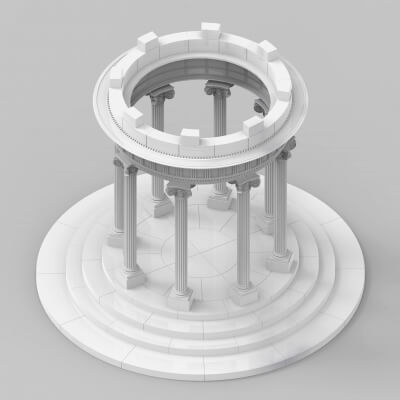Garden Rotunda 3D by sanchiesp