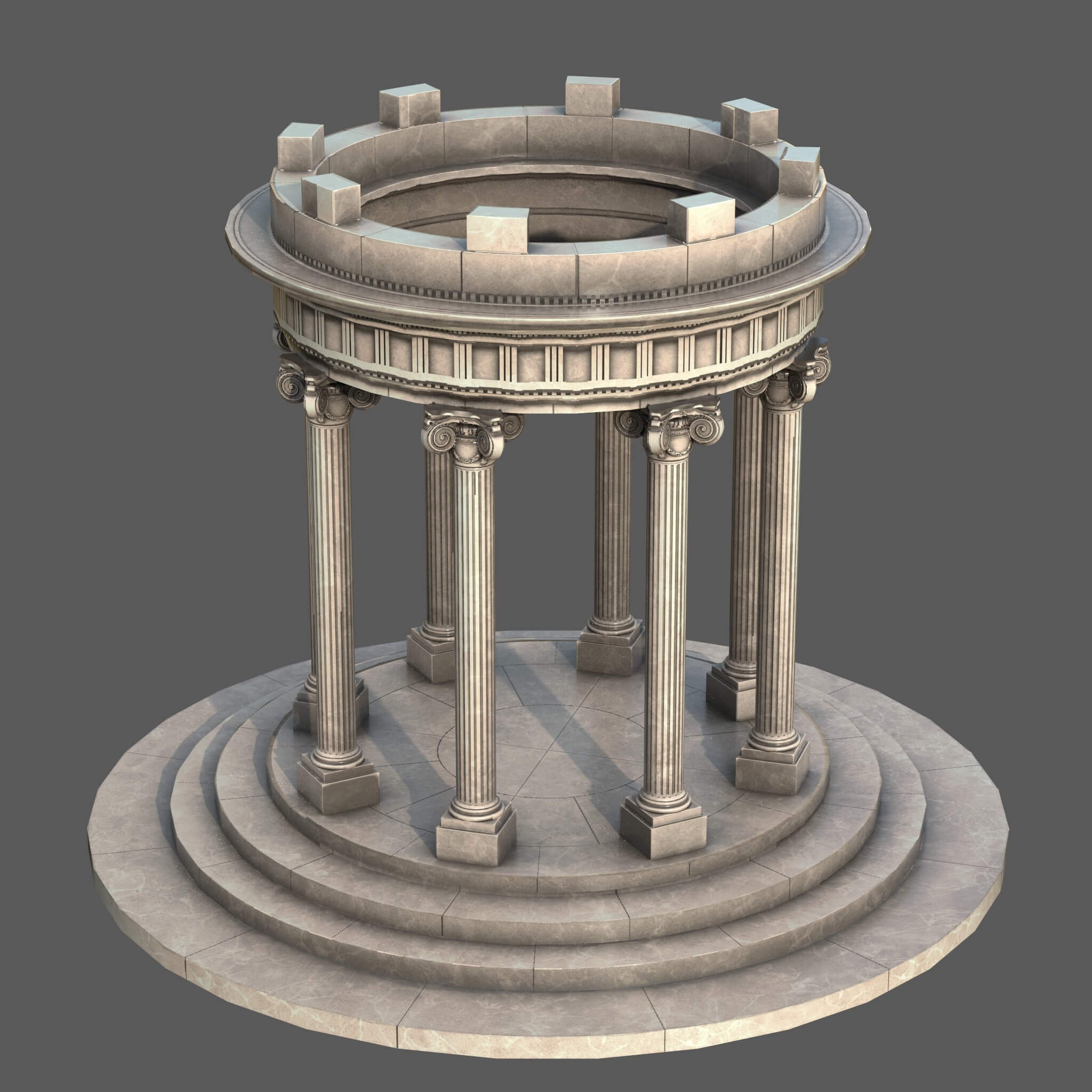 Garden Rotunda LP - 3D Model by sanchiesp