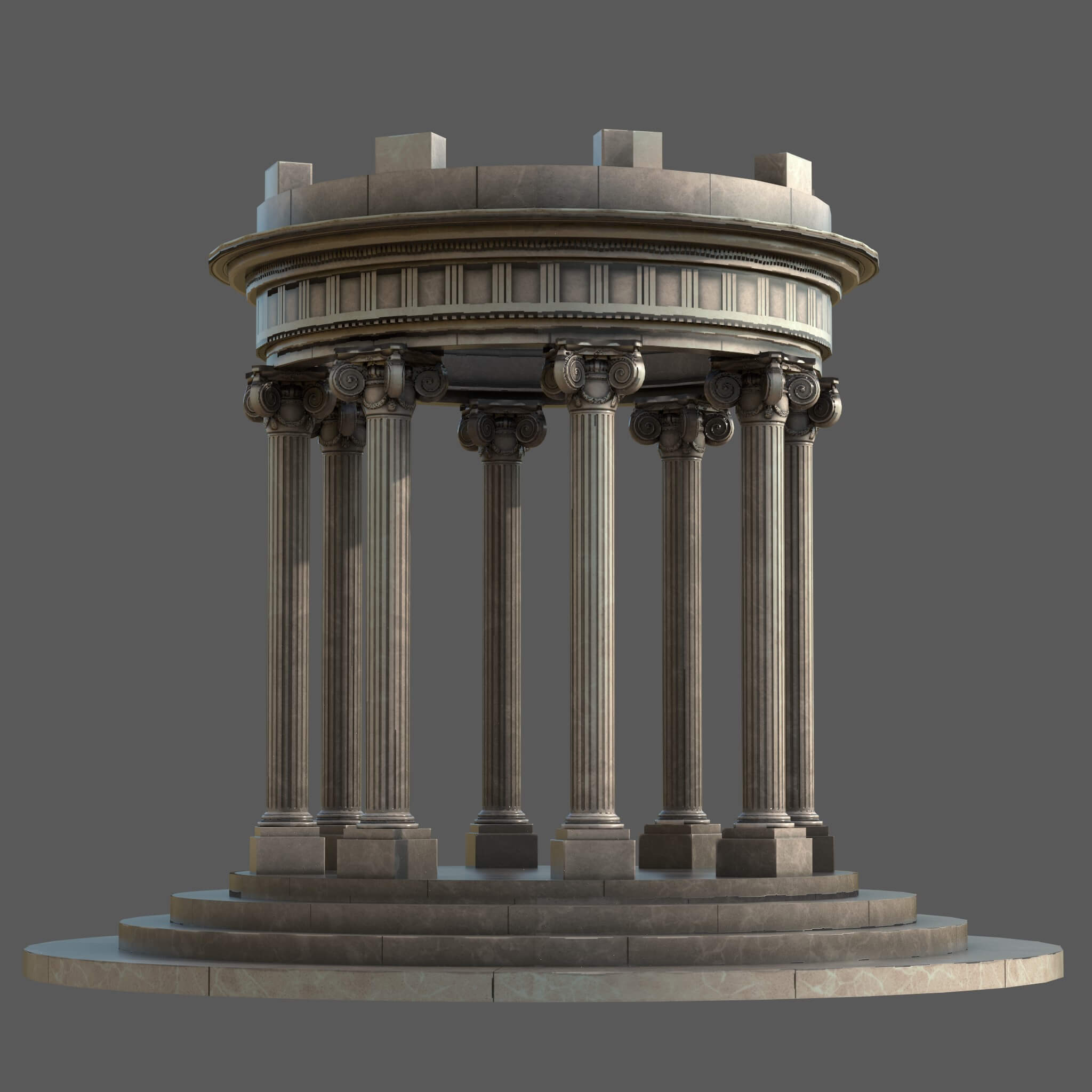 Garden Rotunda LP - 3D Model by sanchiesp