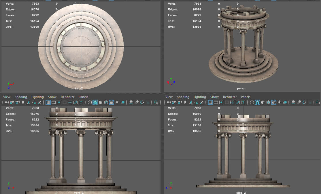 Garden Rotunda LP - 3D Model by sanchiesp