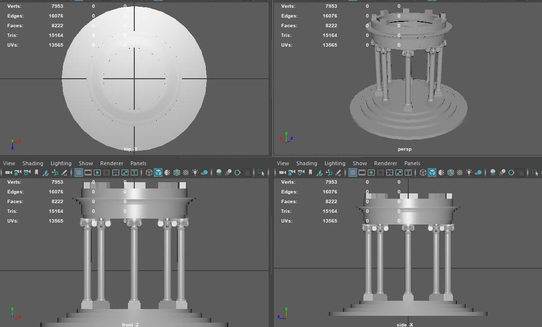Garden Rotunda LP - 3D Model by sanchiesp
