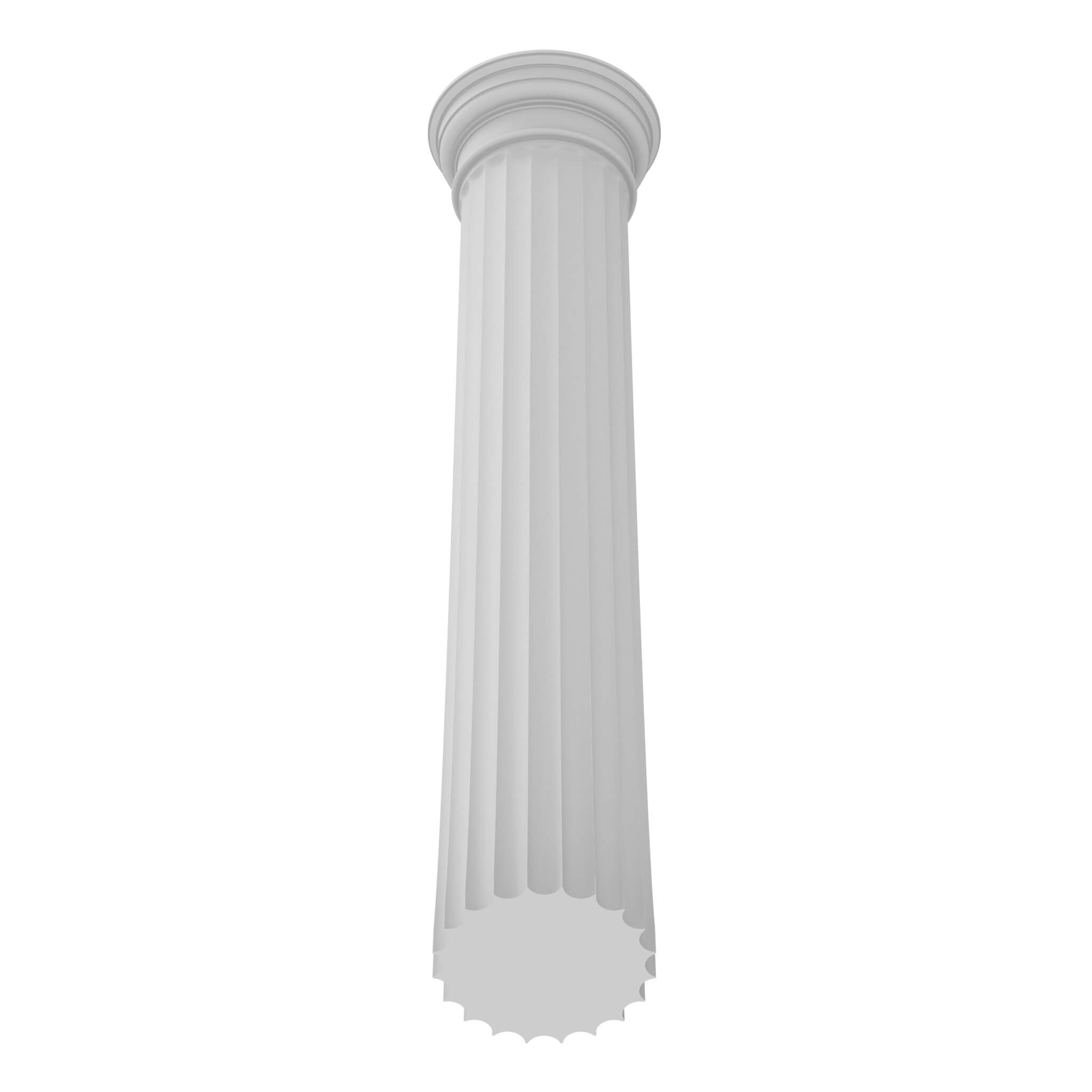 Greek Doric Column – Real-Scale 3D Printable Model by sanchiesp