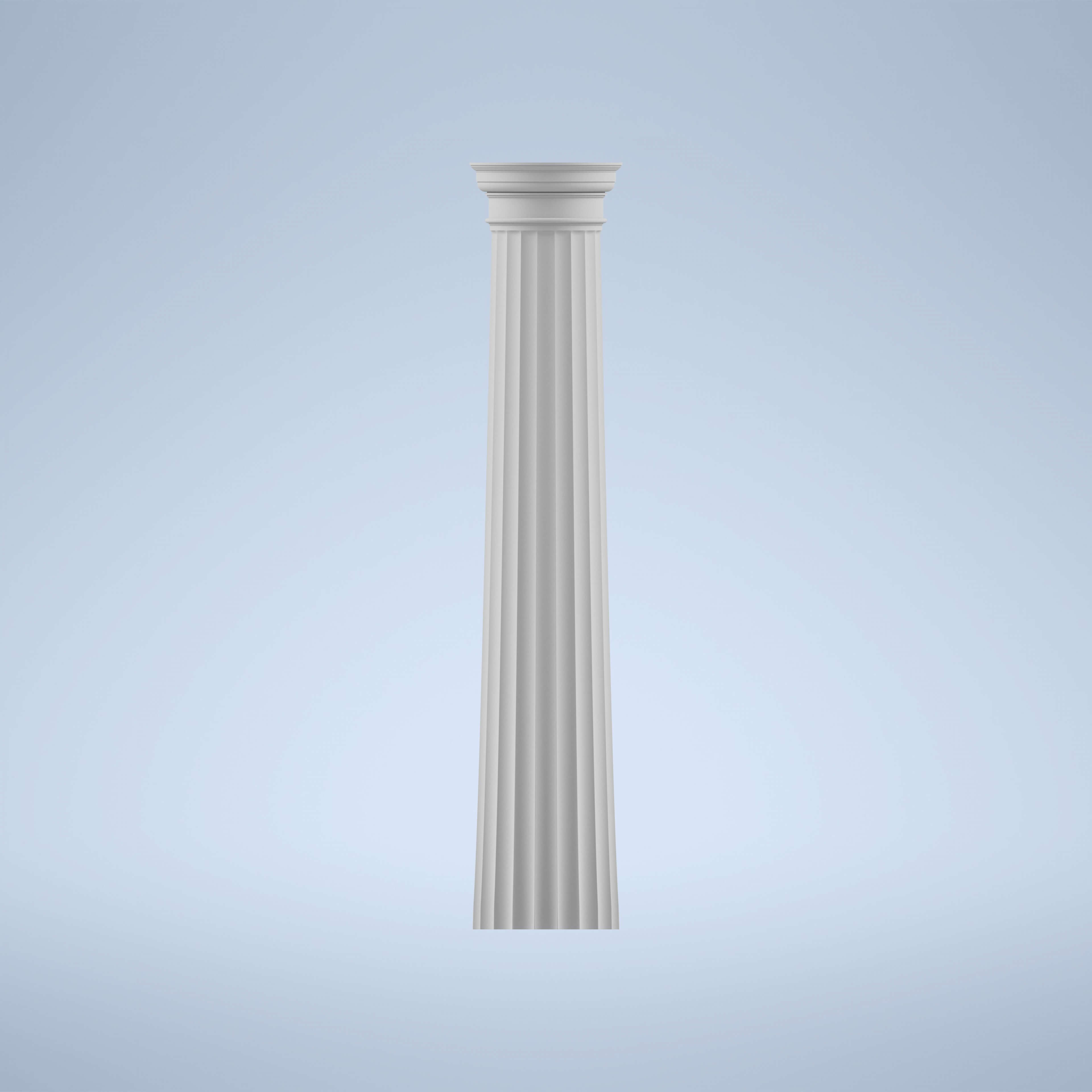 Greek Doric Column – Real-Scale 3D Printable Model by sanchiesp