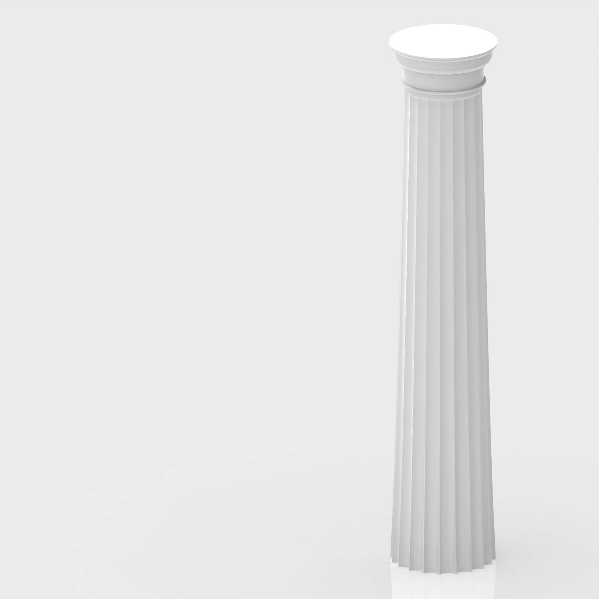 Greek Doric Column – Real-Scale 3D Printable Model by sanchiesp