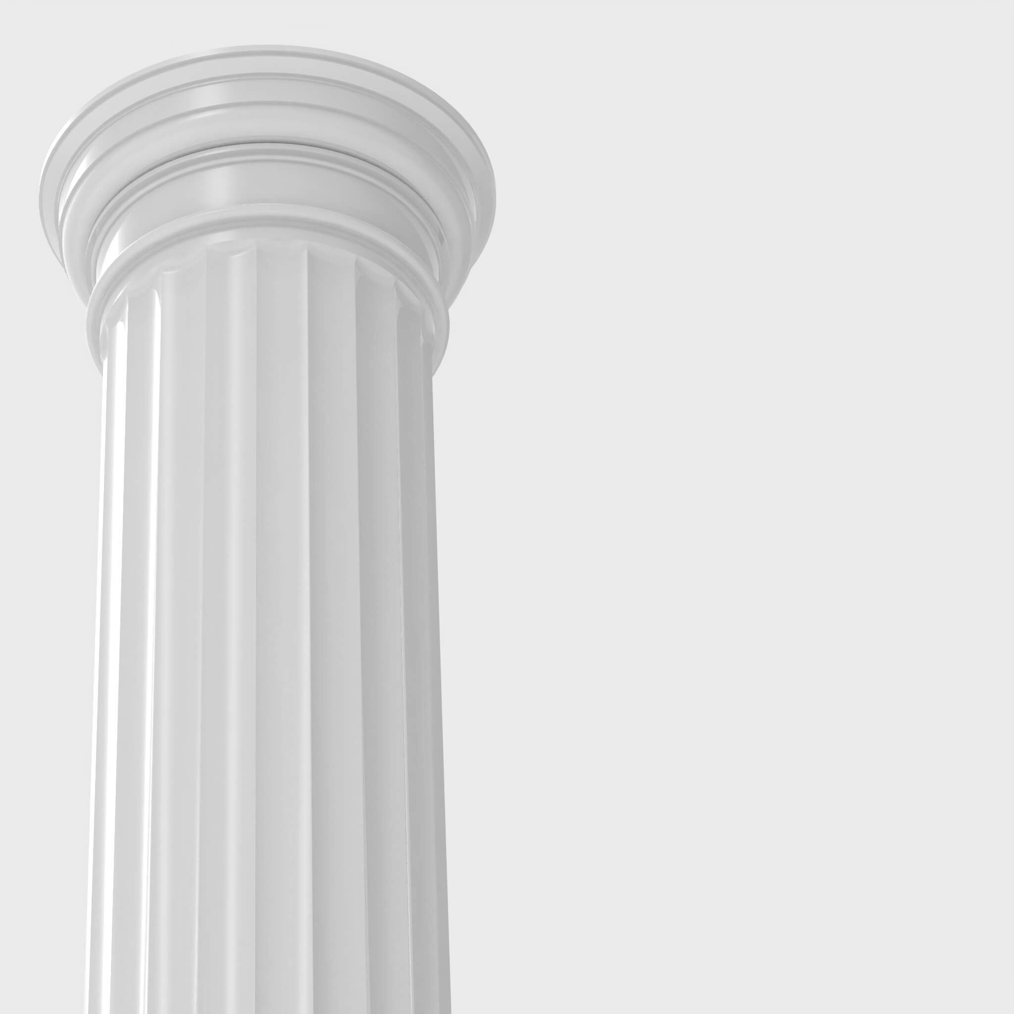 Greek Doric Column – Real-Scale 3D Printable Model by sanchiesp