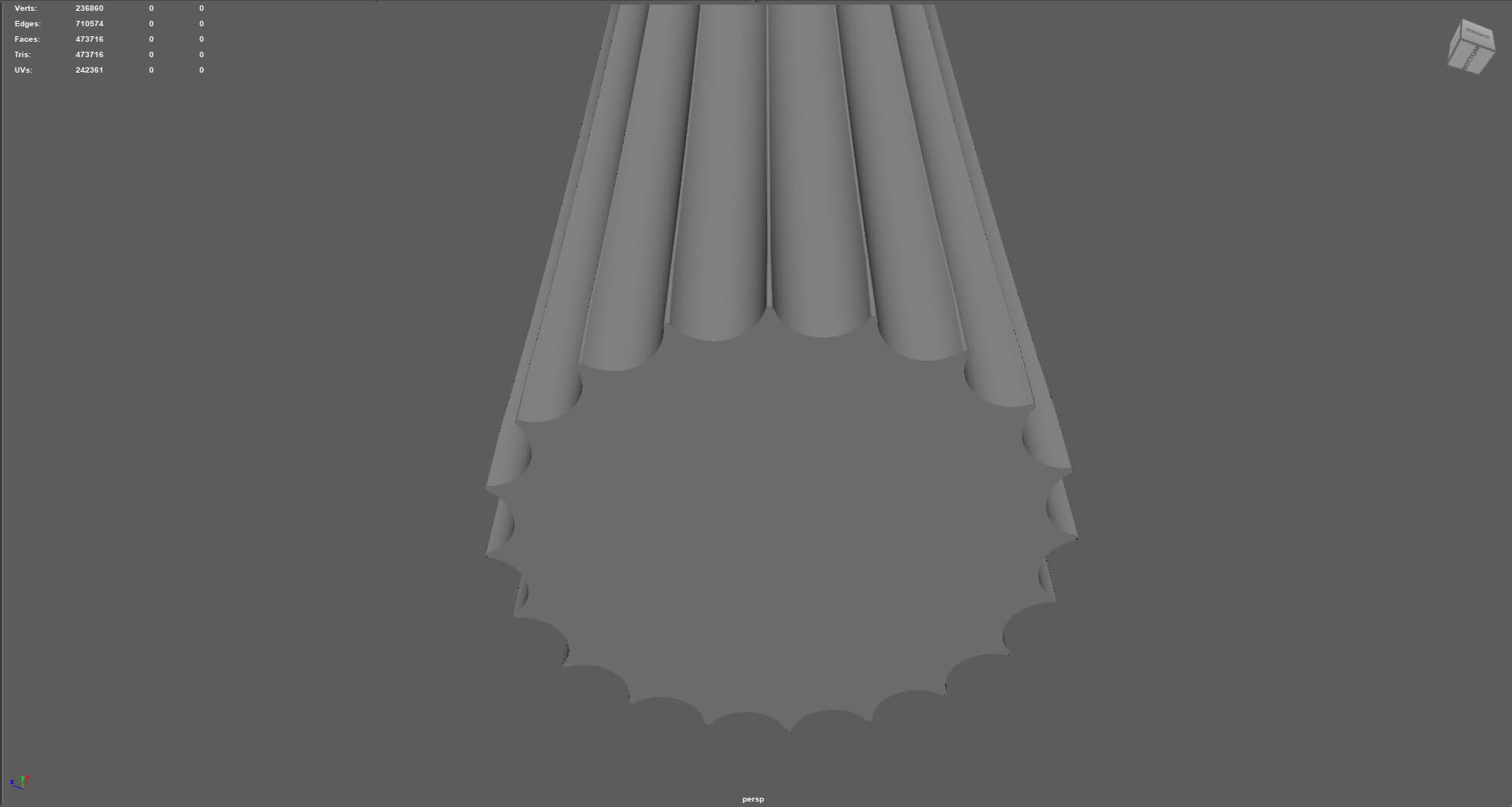 Greek Doric Column – Real-Scale 3D Printable Model by sanchiesp