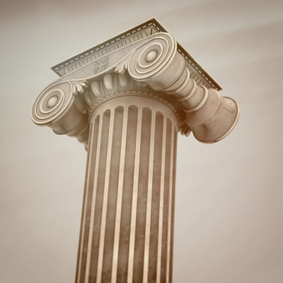 Greek Ionic Full Column - 3D Model by sanchiesp