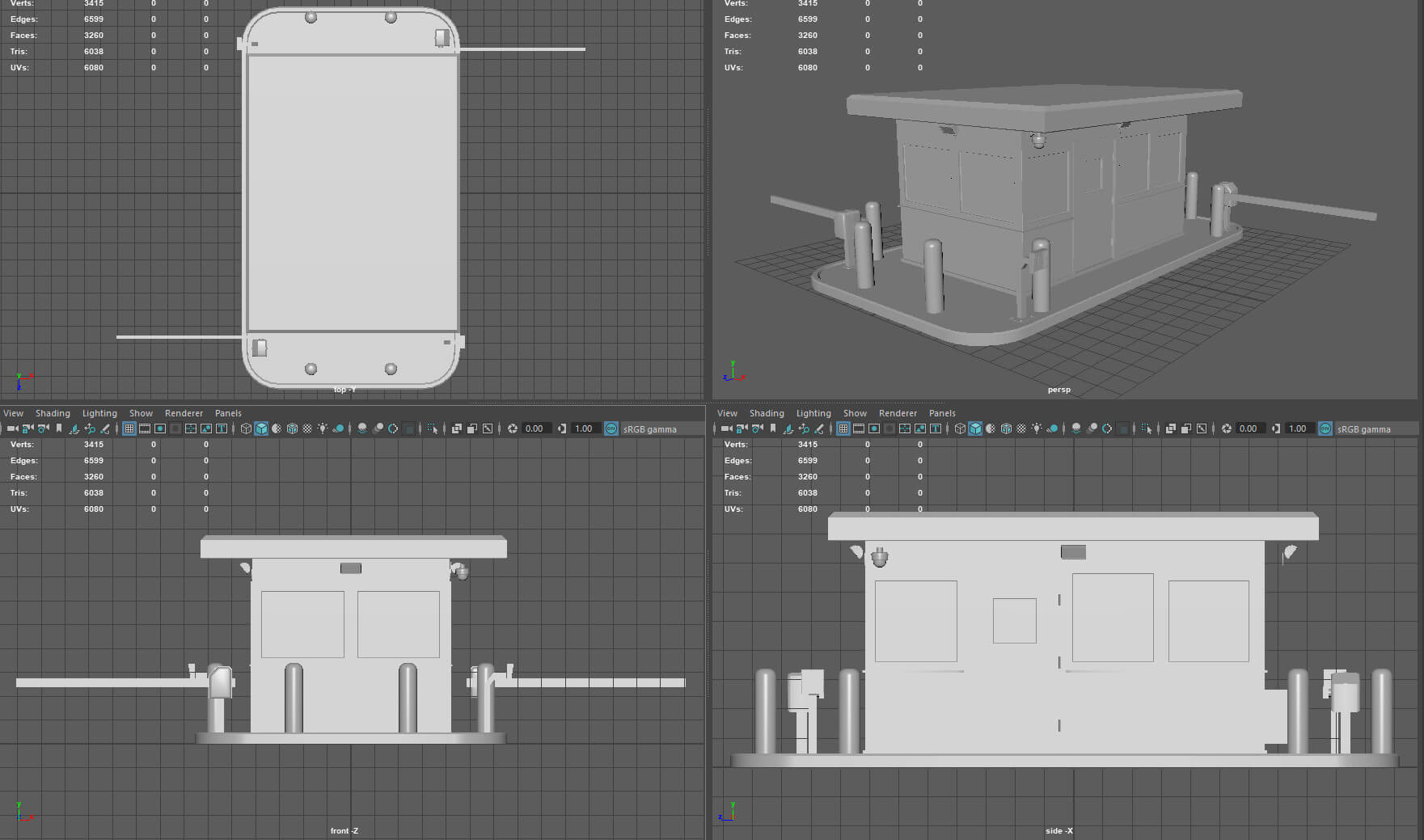 Guard Shack Building - 3D Model by sanchiesp