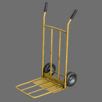 Hand Trolley - 3D Model by sanchiesp