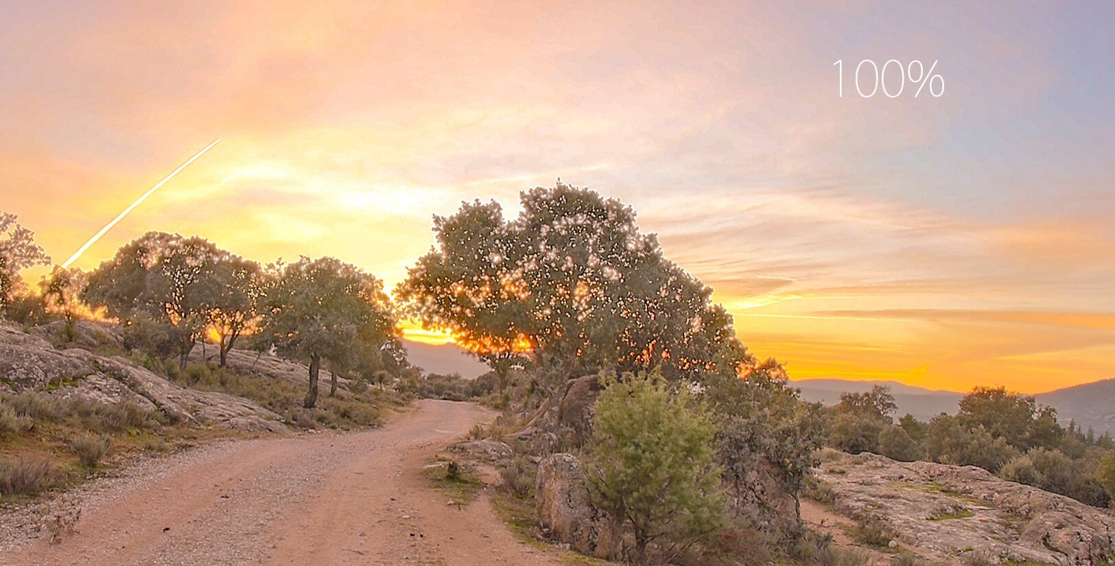 HDR Rural Dirt Road At Sunset by sanchiesp